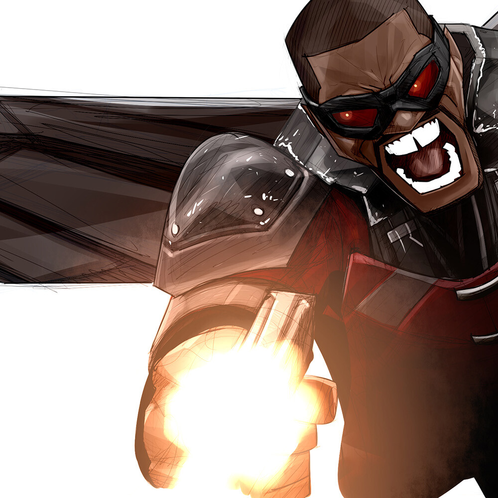 ArtStation - Falcon (Sam Wilson, Avengers: Infinity War) Part 1