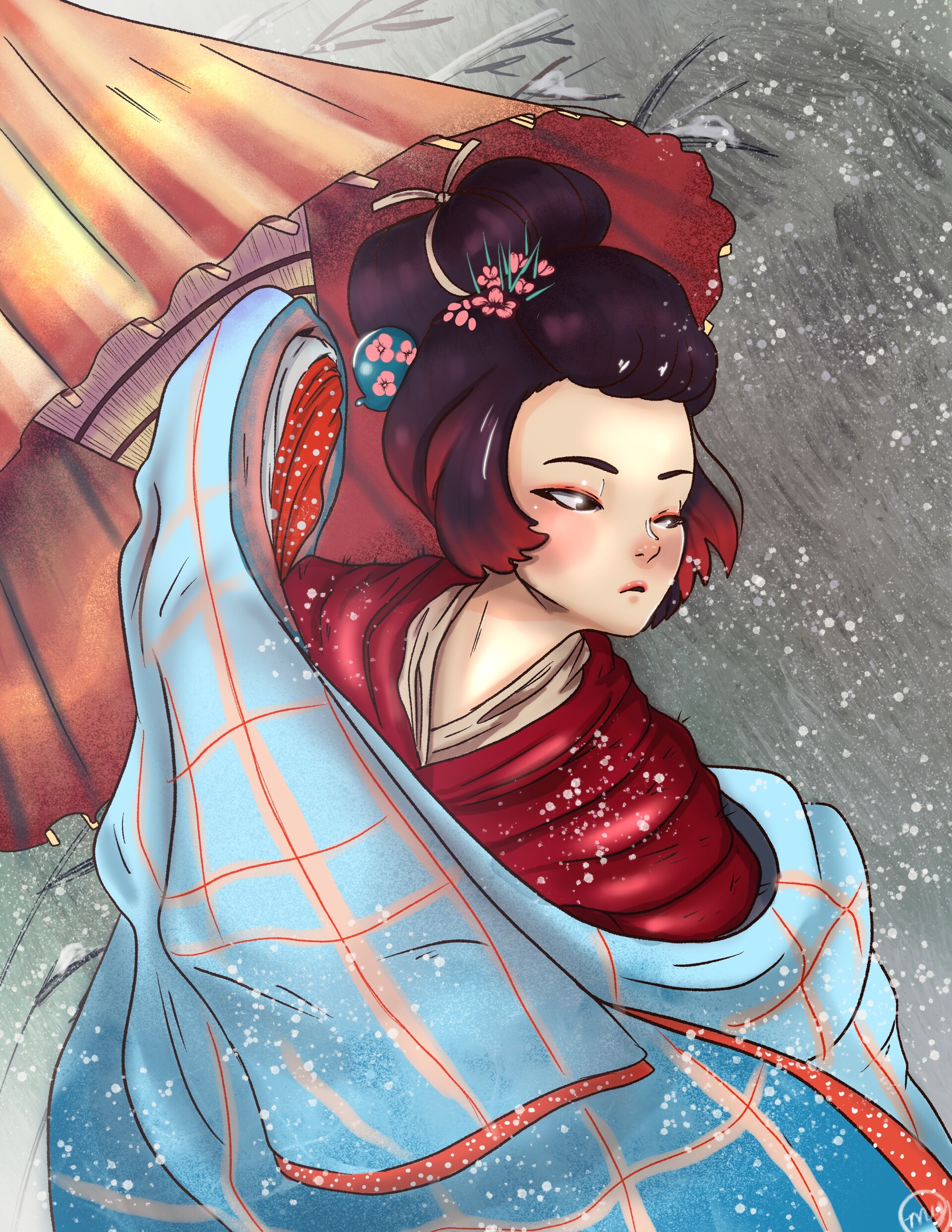 ArtStation - Geisha-snow