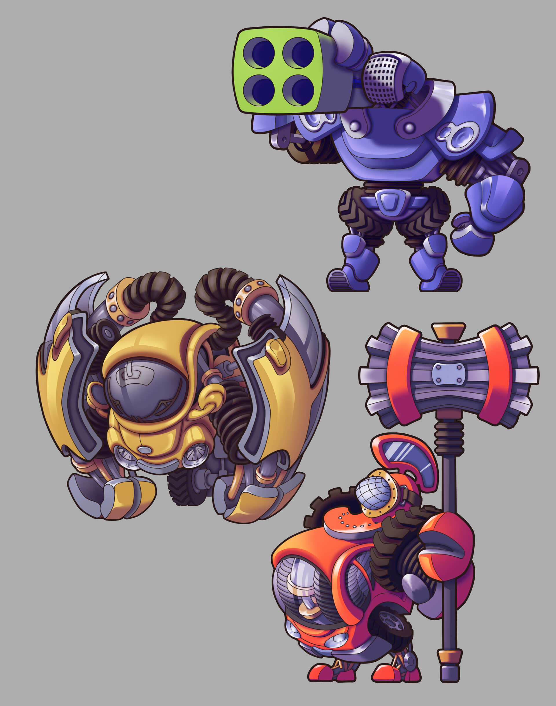 ArtStation - mini robots