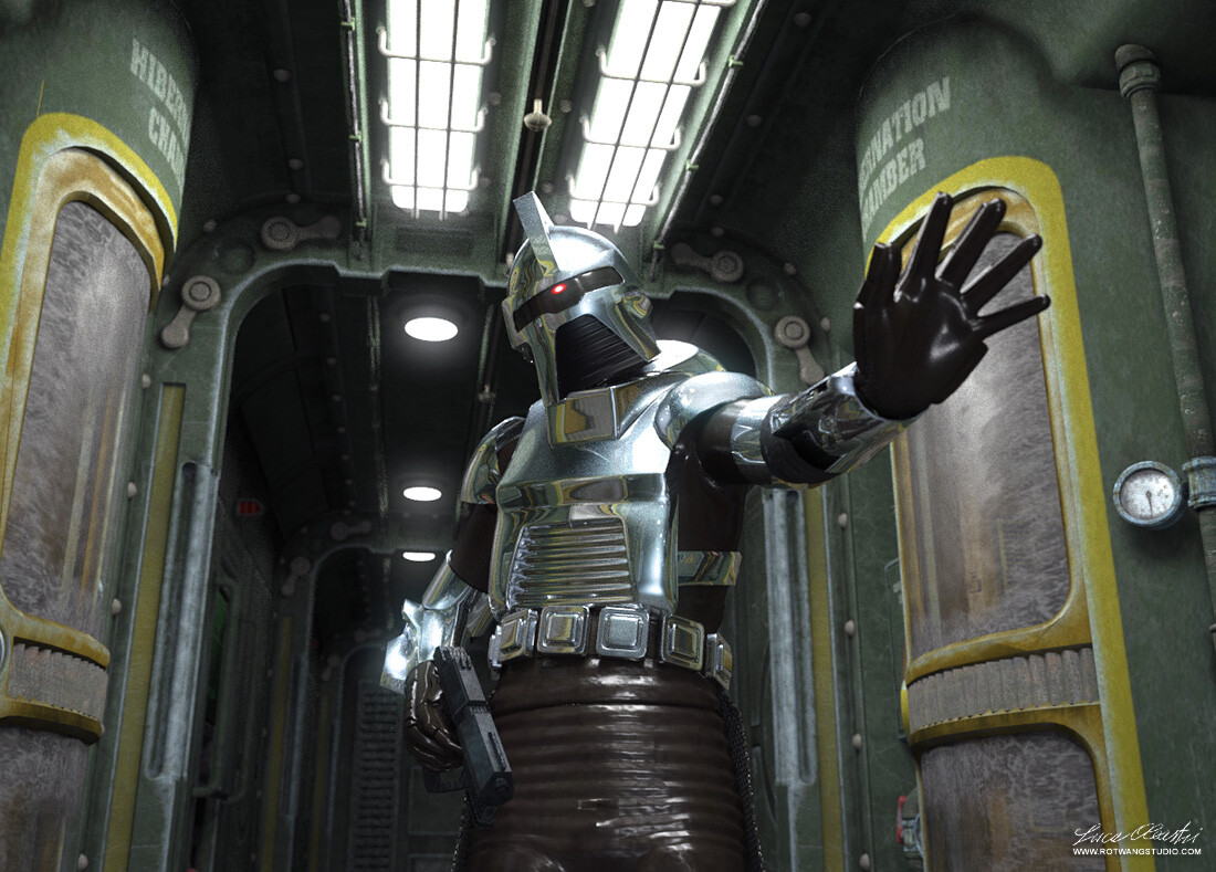 ArtStation - Cylon - Battlestar Galactica tribute