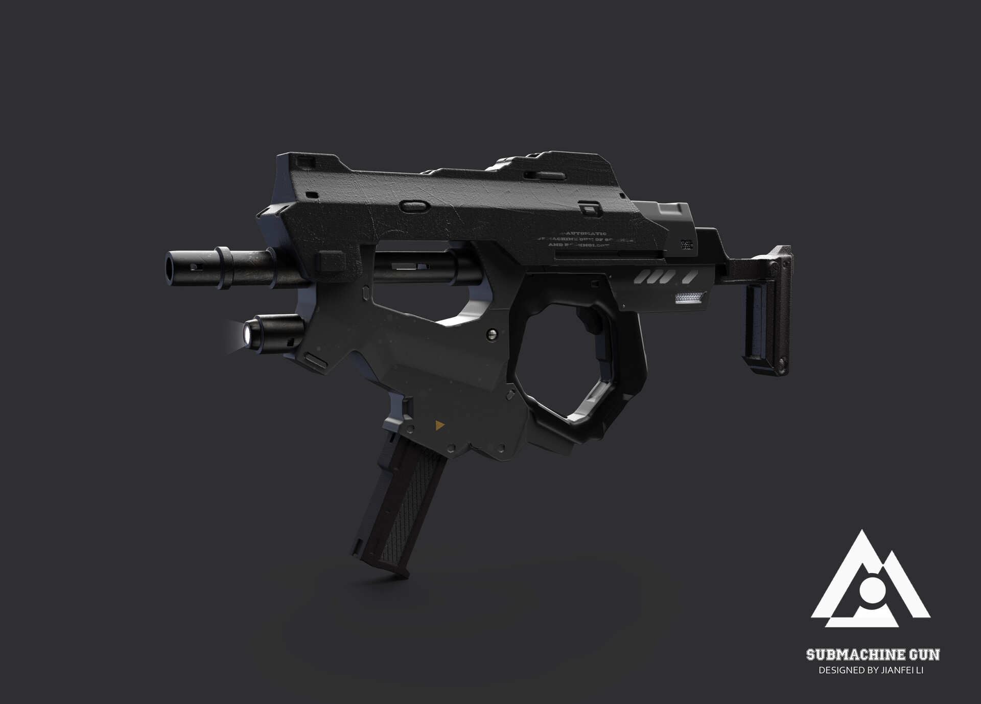 ArtStation - submachine gun