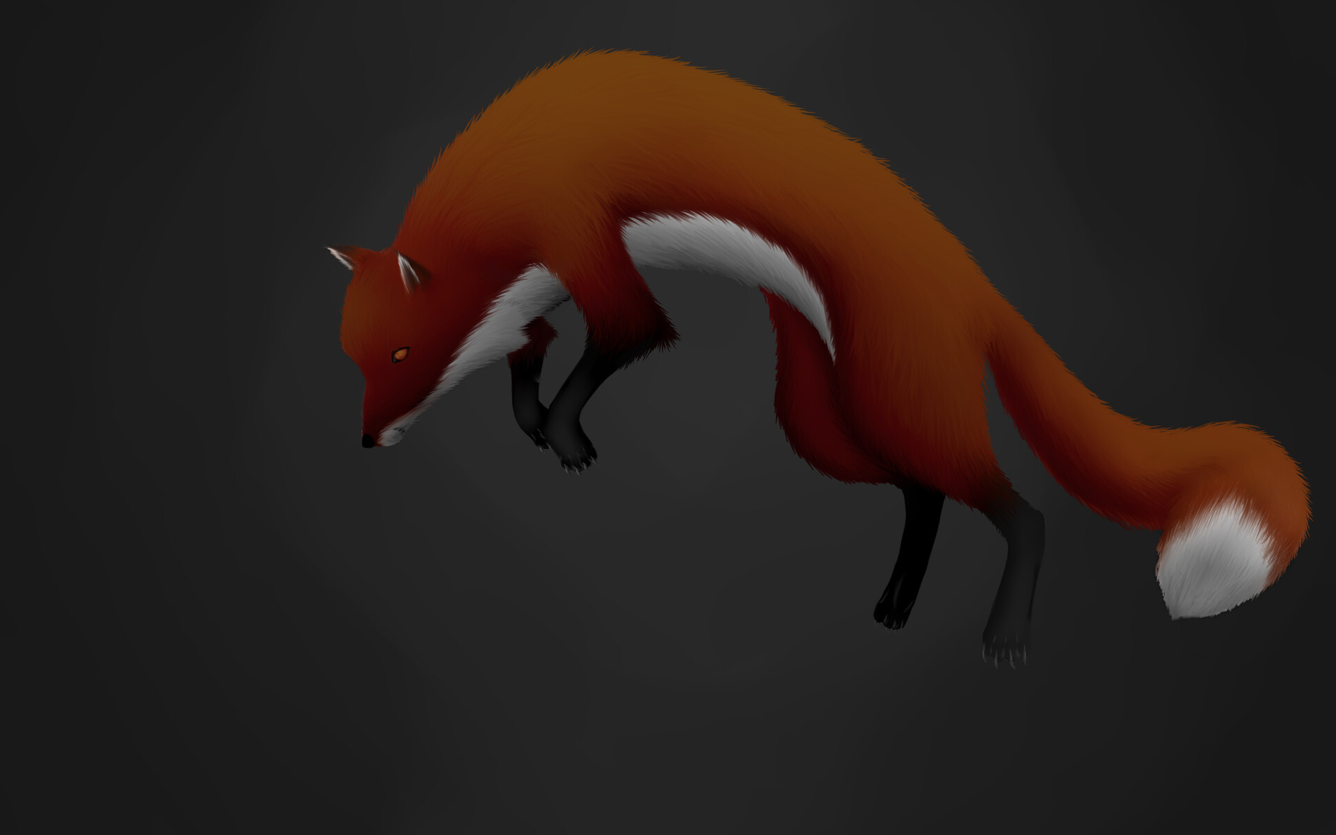 ArtStation - Fierce as fire(-fox) :D