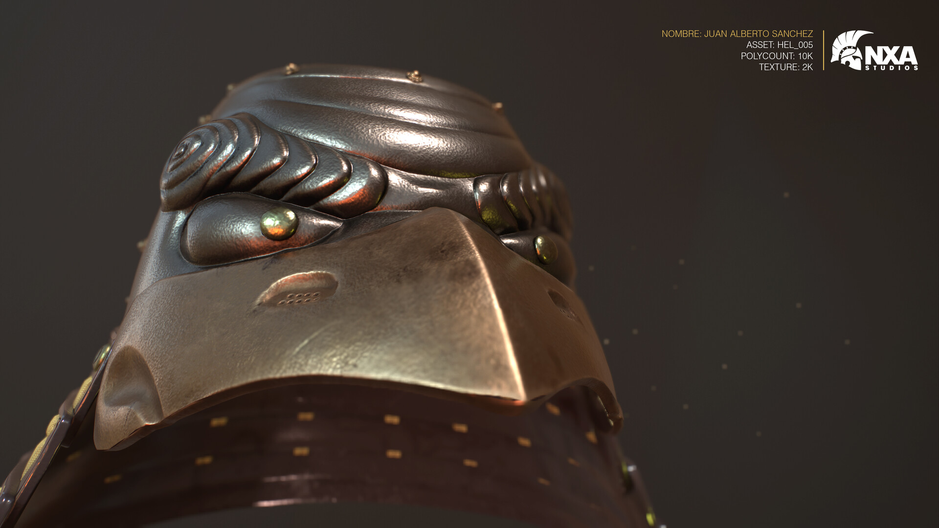 ArtStation - Game Asset - Samurai Helmet