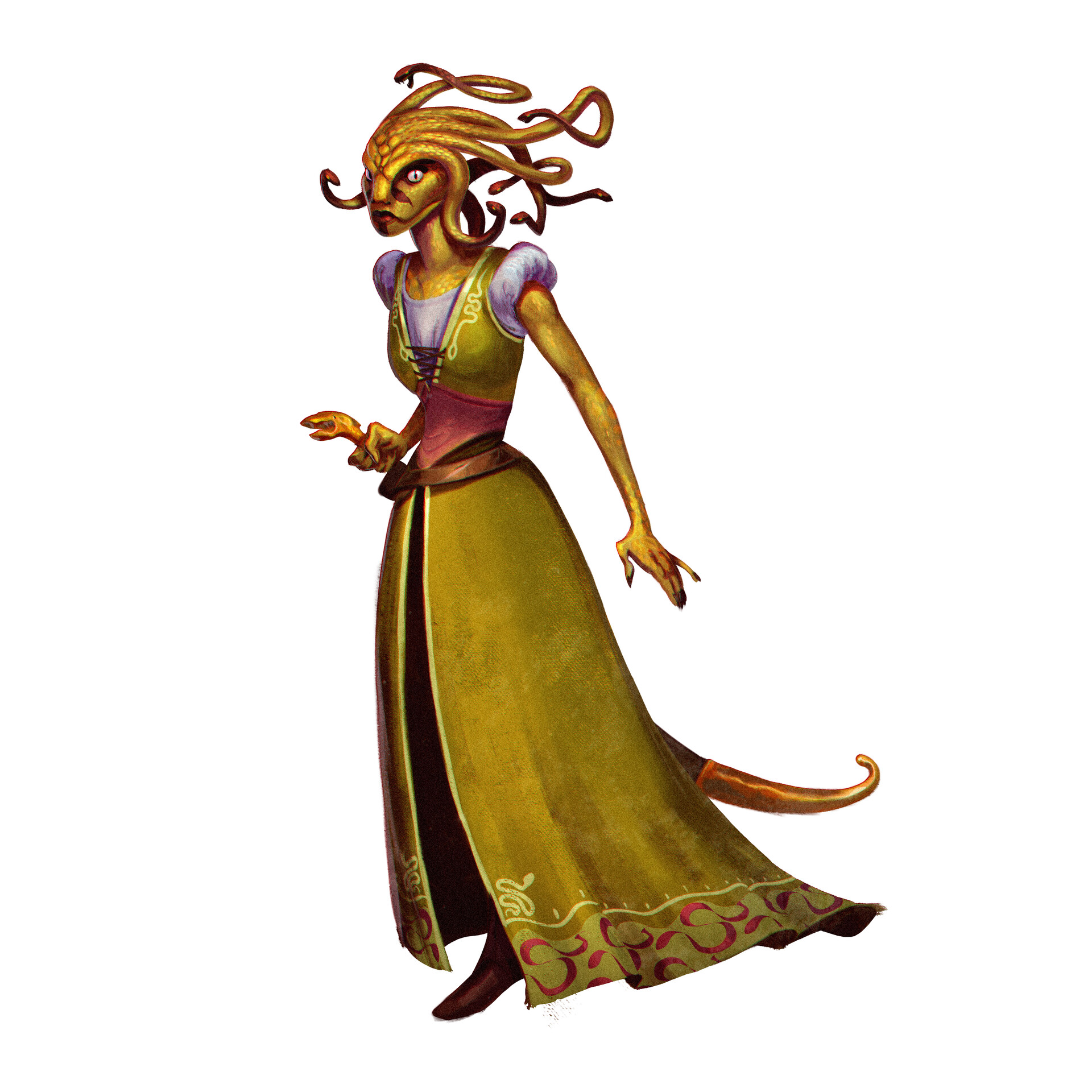 ArtStation - Medusa Dungeons & Dragons Character Commission