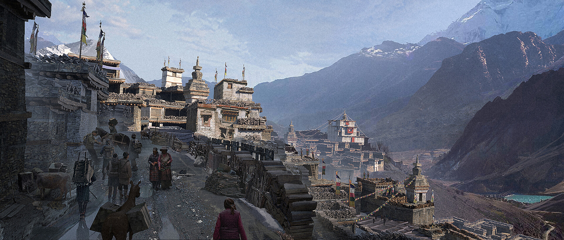 ArtStation - Wind Temple Town