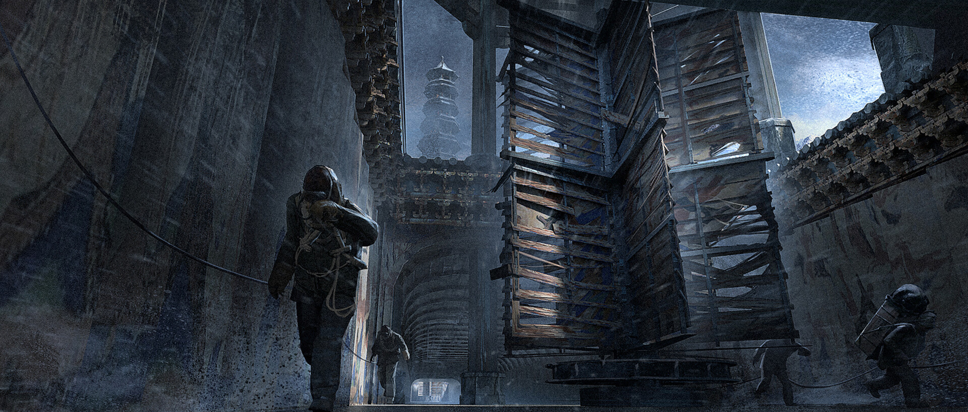 ArtStation - wind temple interior