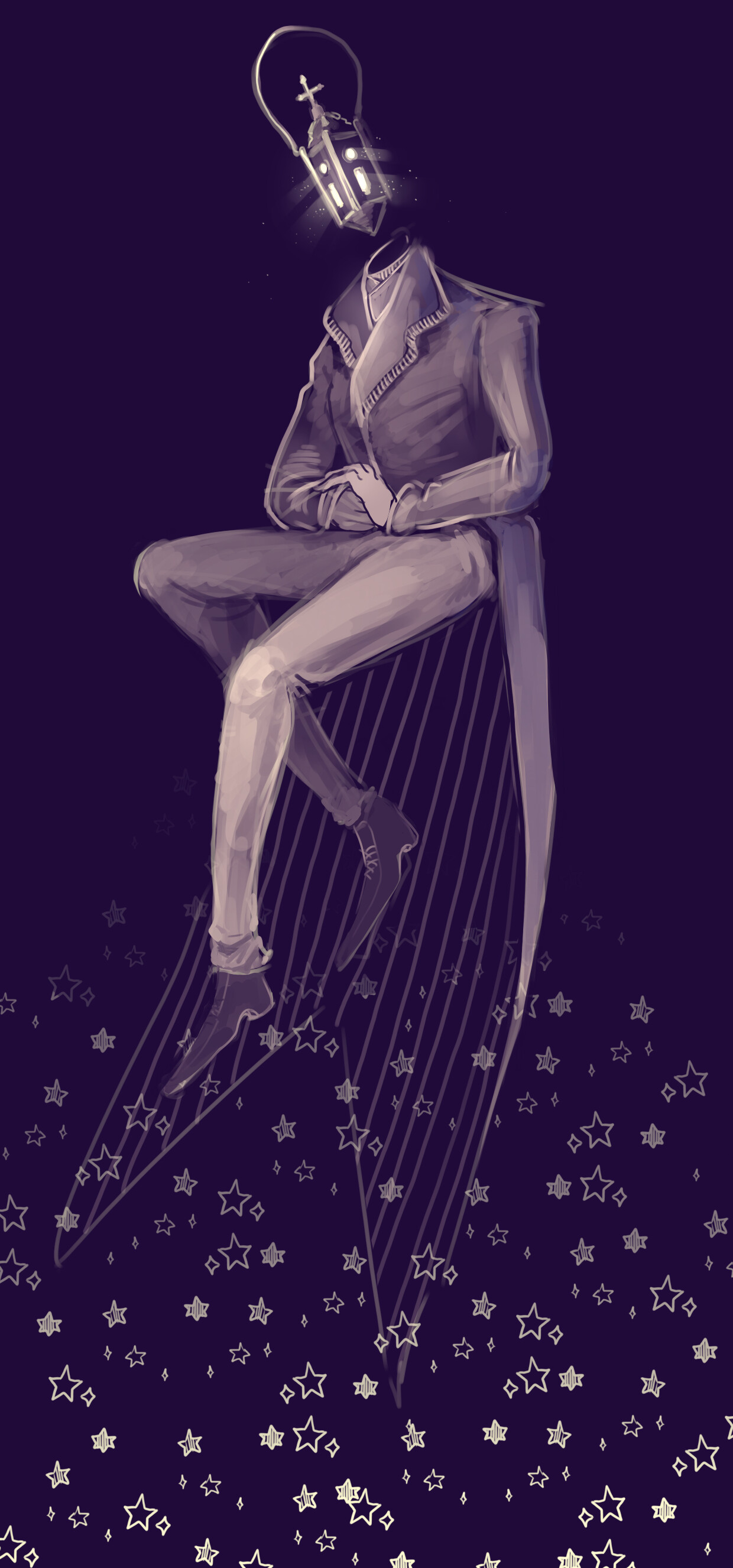 ArtStation - Old lantern head