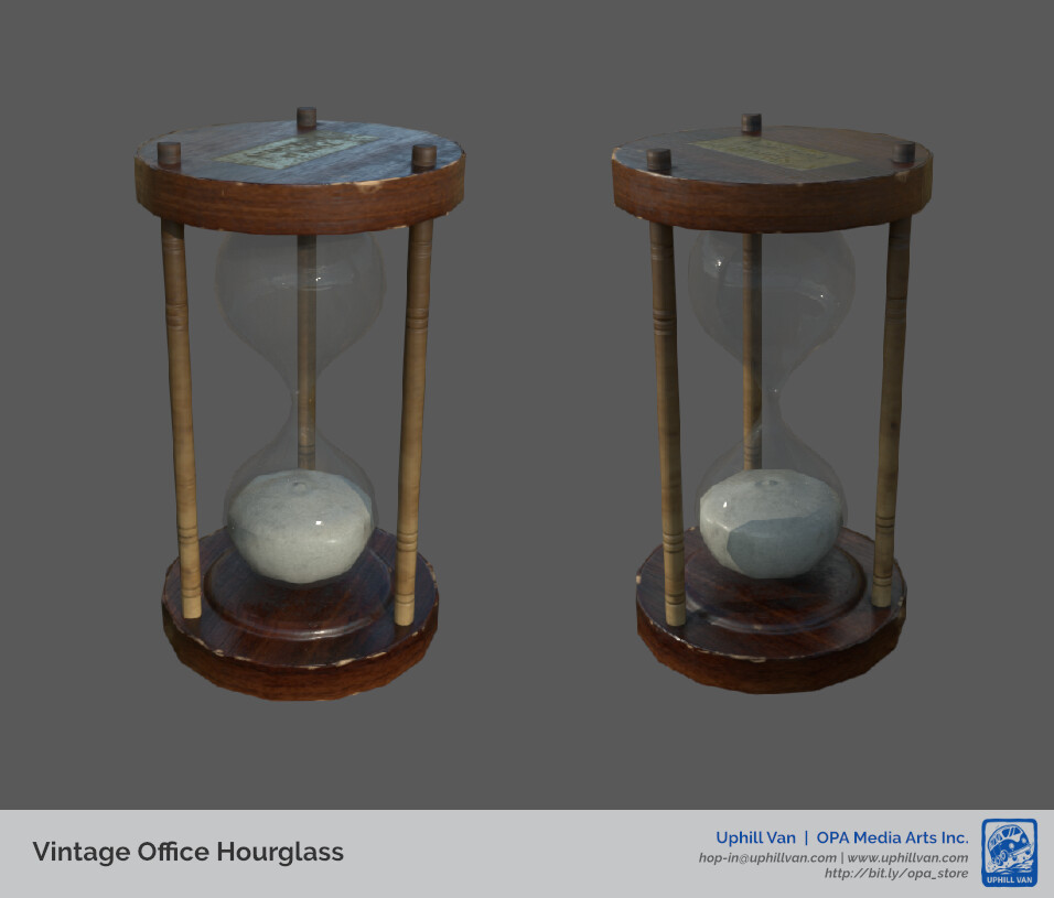 ArtStation - Vintage Office Hourglass