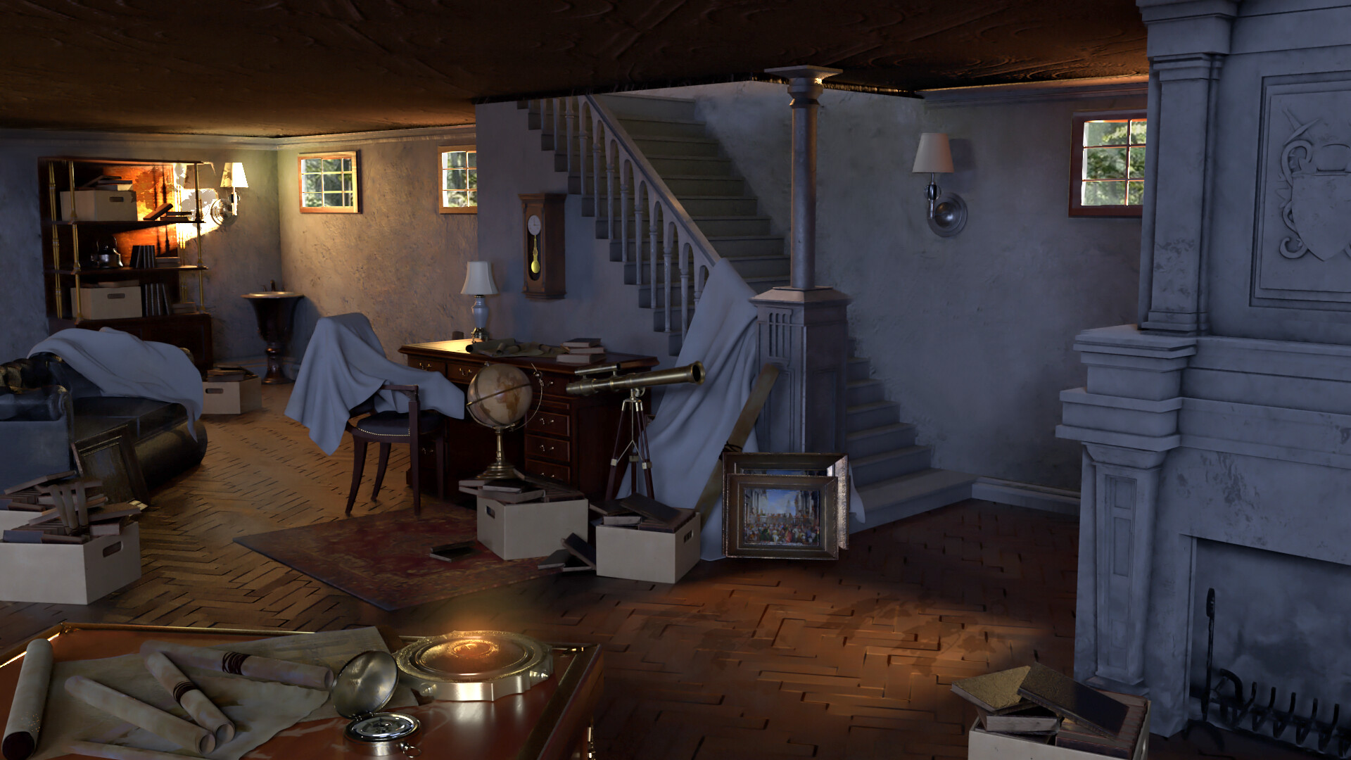 ArtStation - Basement -1st year -Isart digital