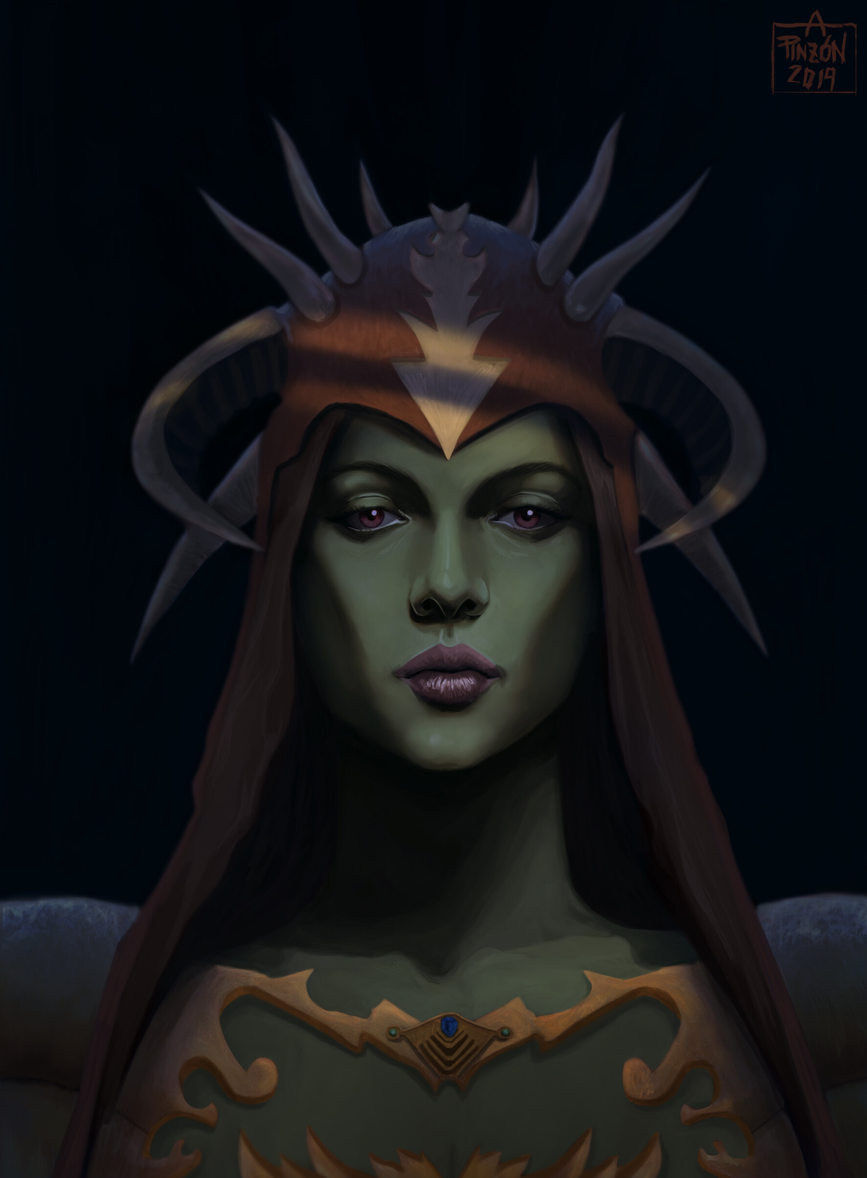 ArtStation - The Green Queen