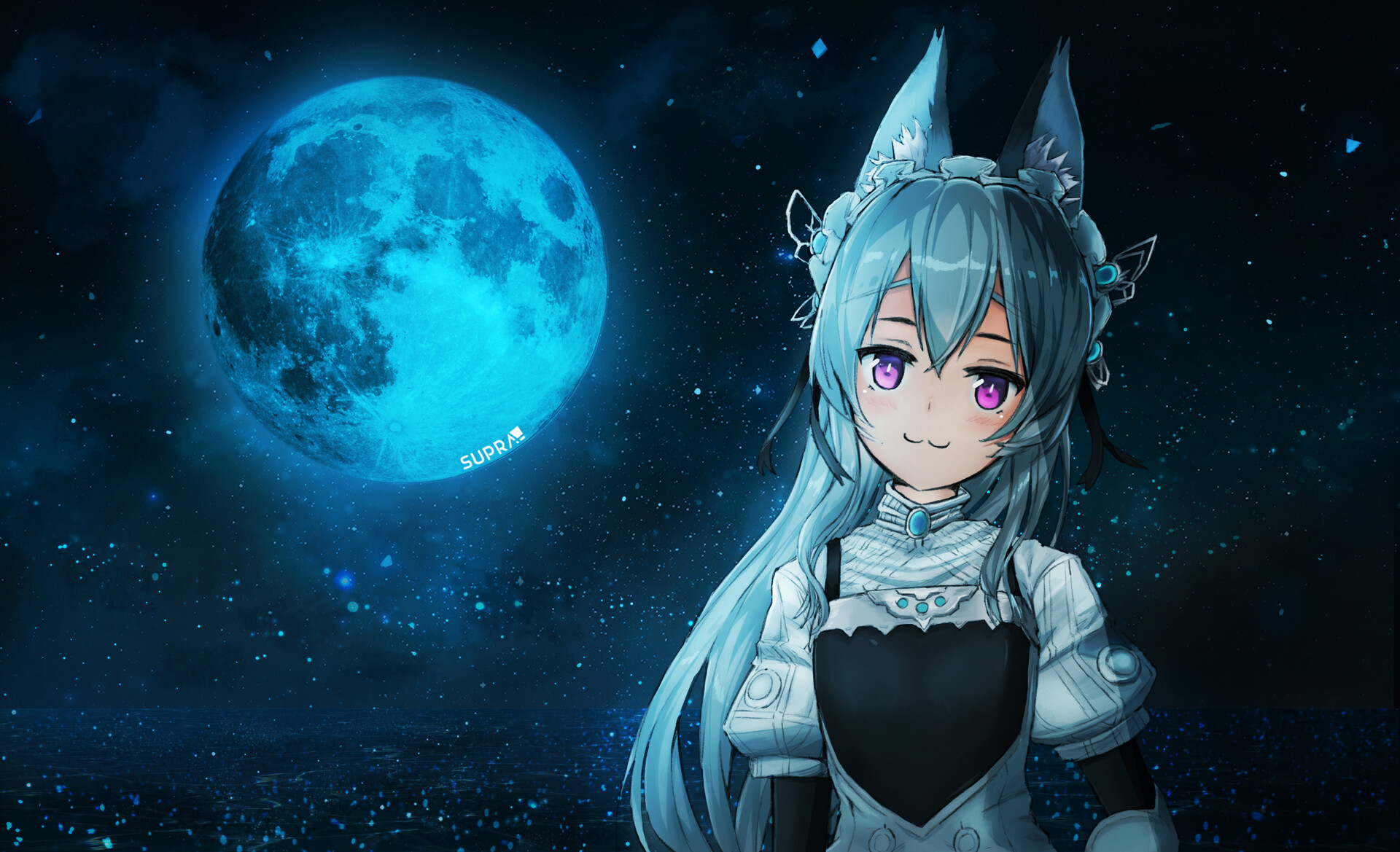ArtStation - Chaika under the moonlight