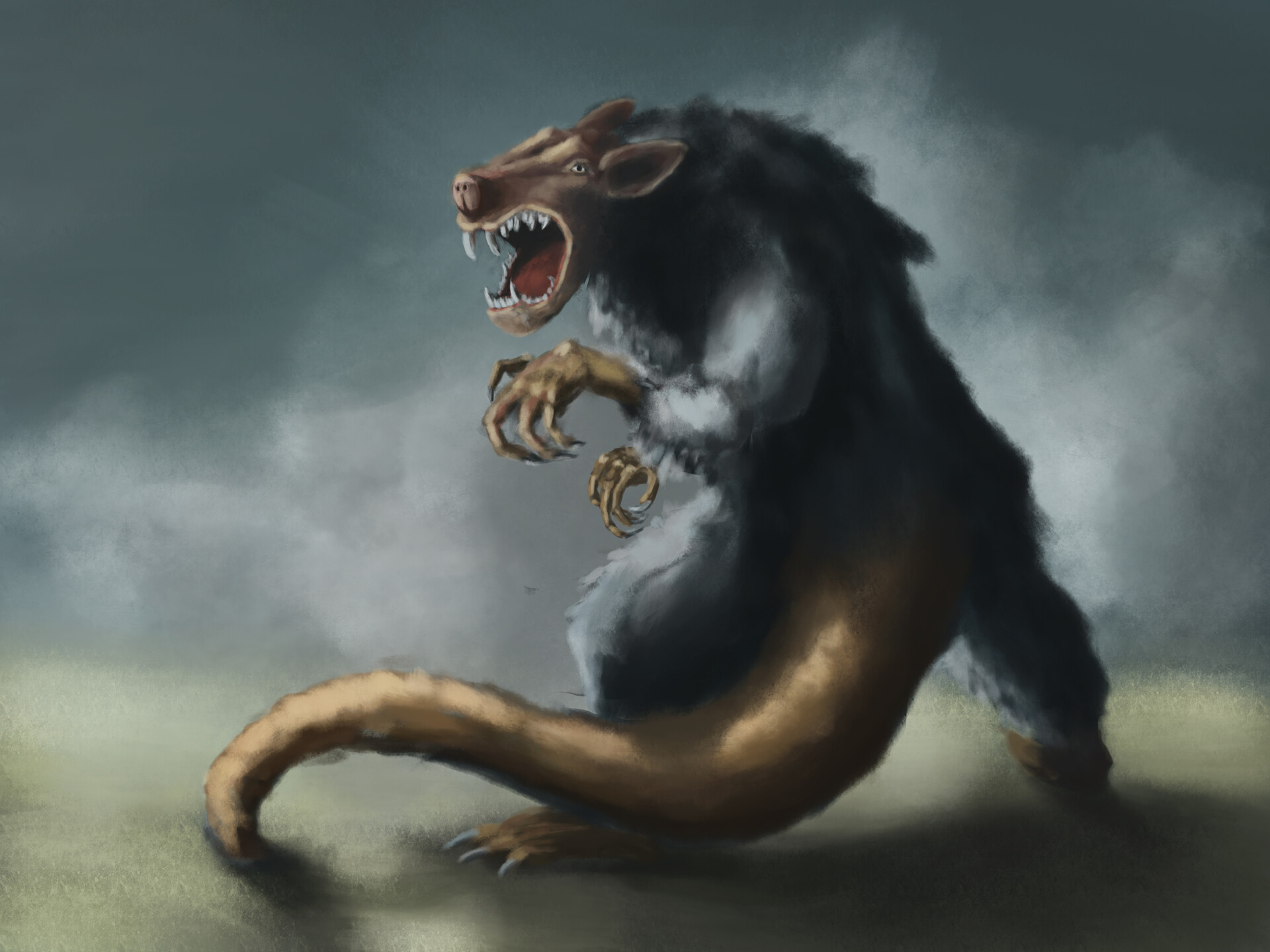 ArtStation - The mutated rat.