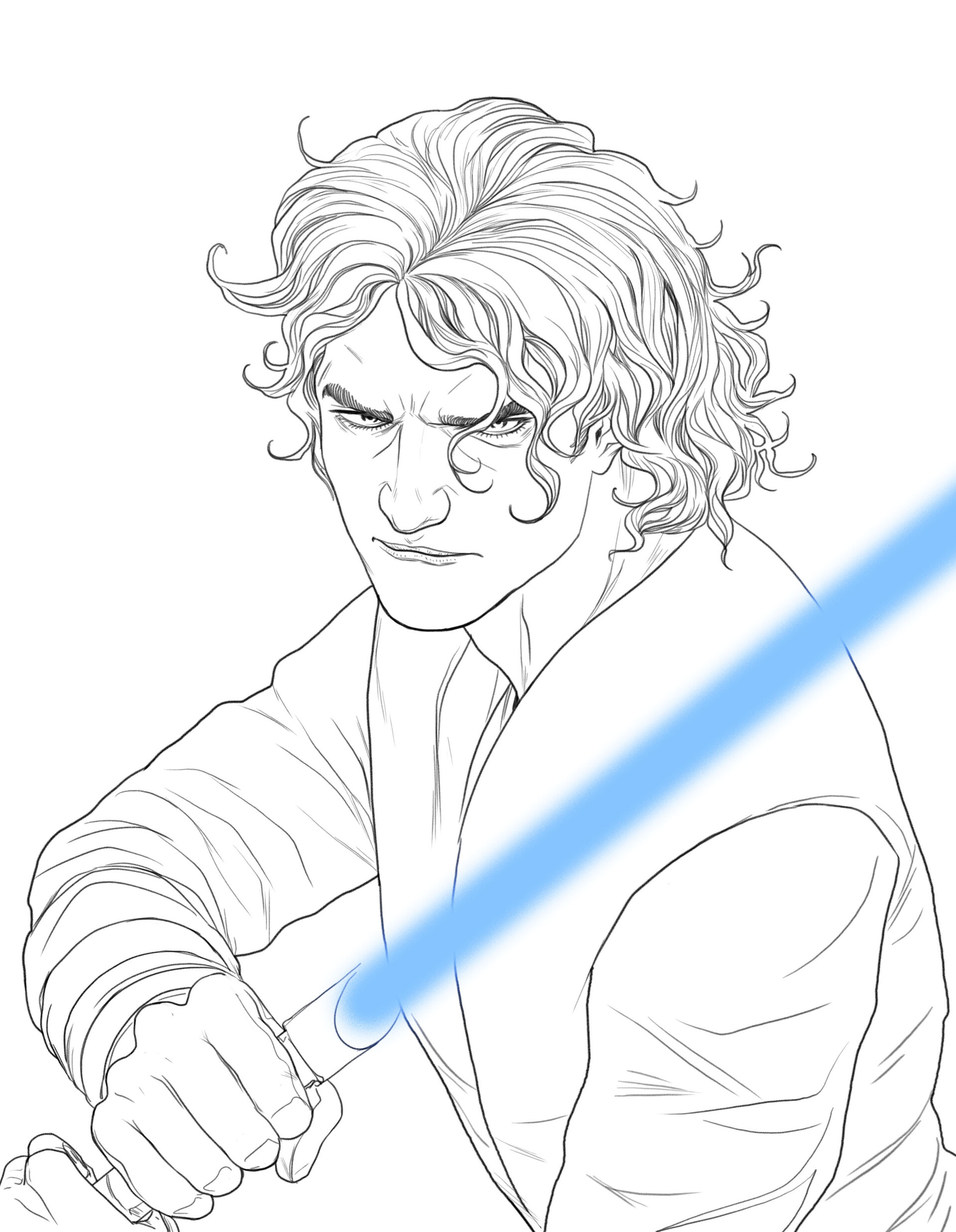 anakin skywalker coloring sheet