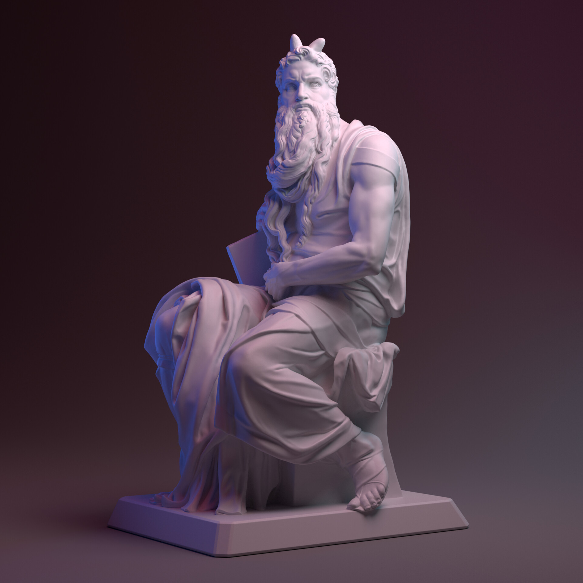 ArtStation - Moses by Michelangelo