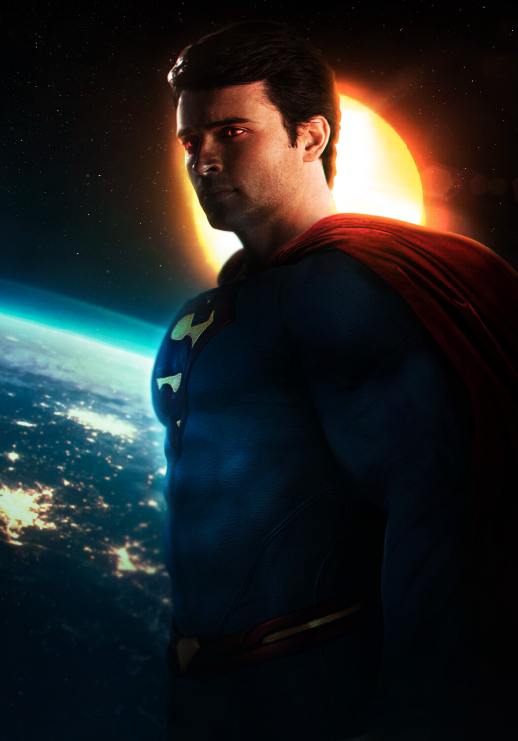 ArtStation - CRISIS ON INFINITE EARTHS - SUPERMAN (TOM WELLING)