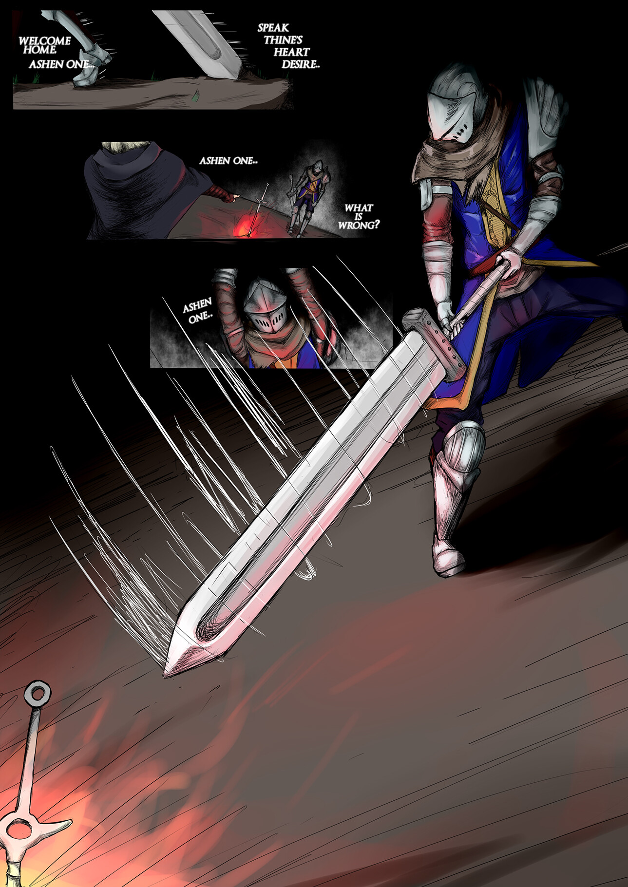 ArtStation - Dark Souls comic 1