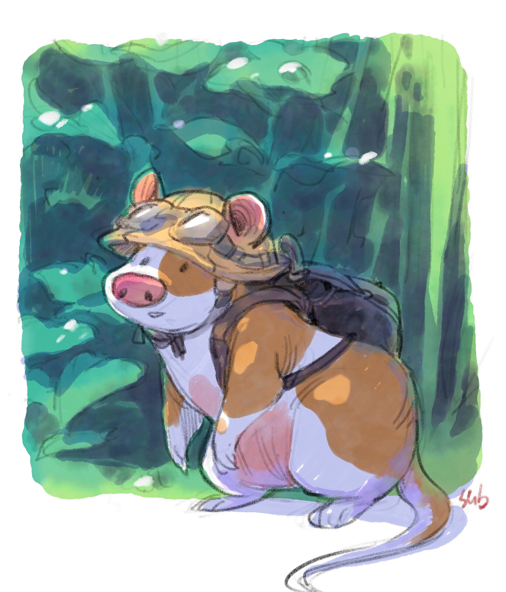 ArtStation - A doodle on Fresco