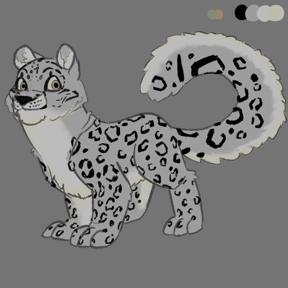 snow leopard deviantart