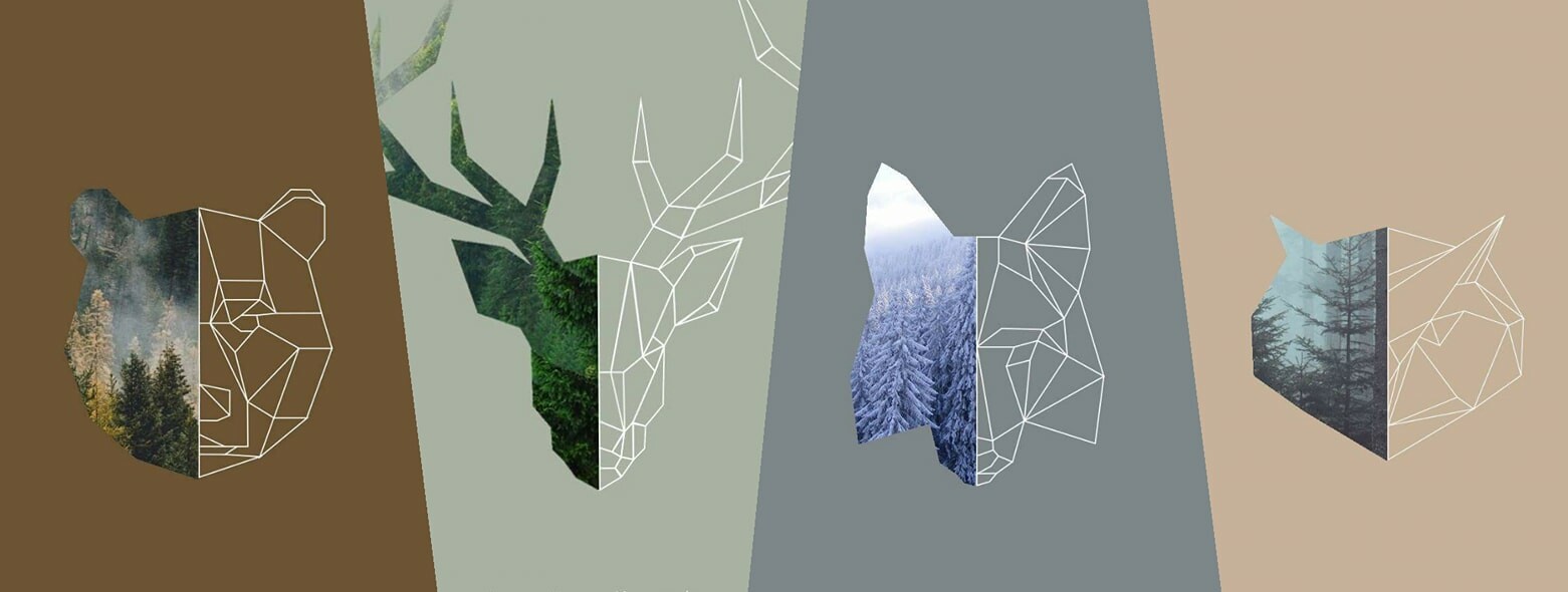 ArtStation - Geometric Forest Animals