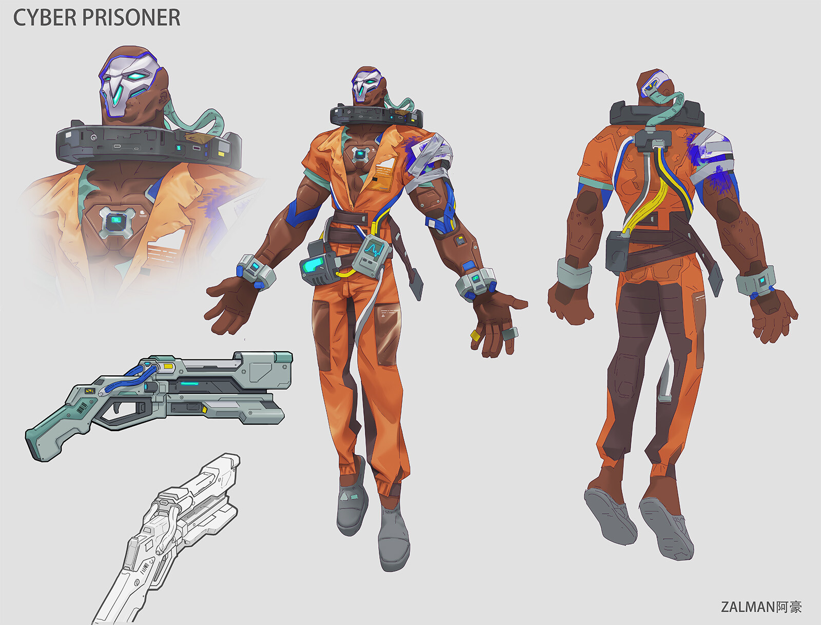 ArtStation - Cyber Prisoner