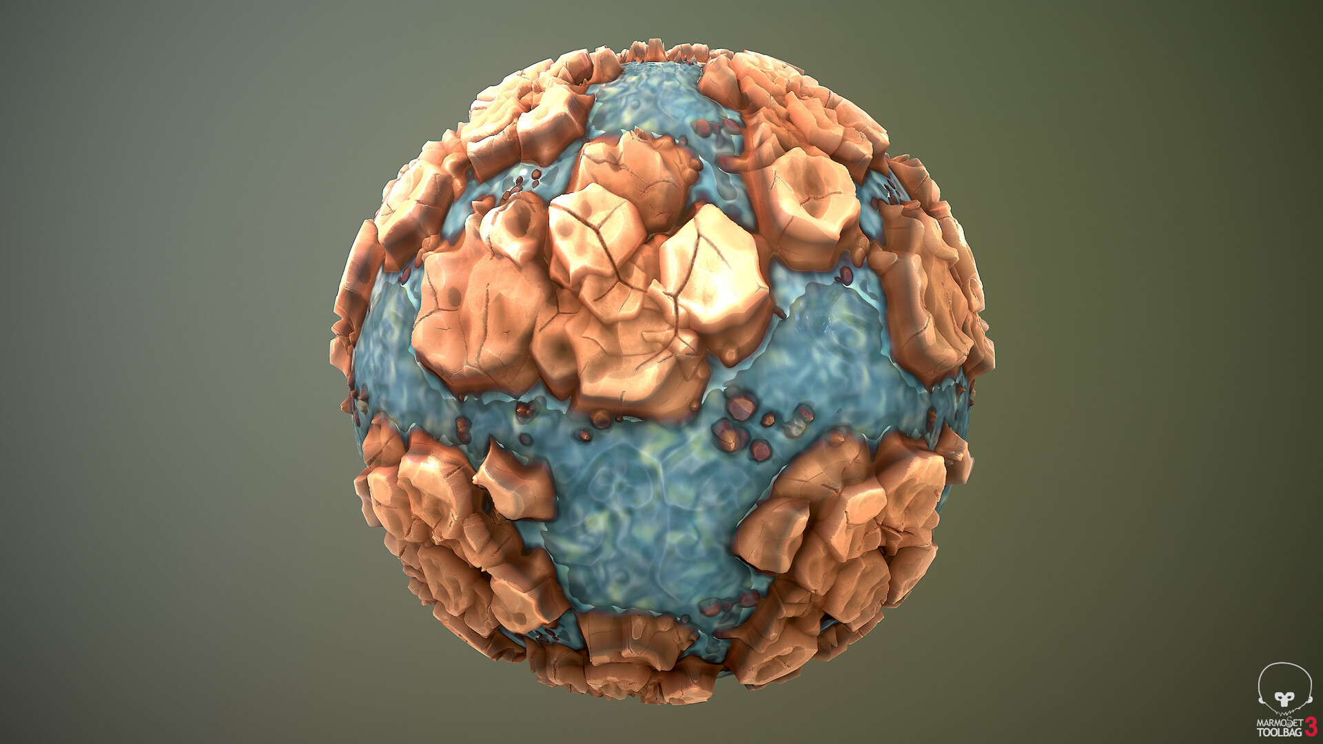 ArtStation - Substance Designer - Stylized Water & Rocks