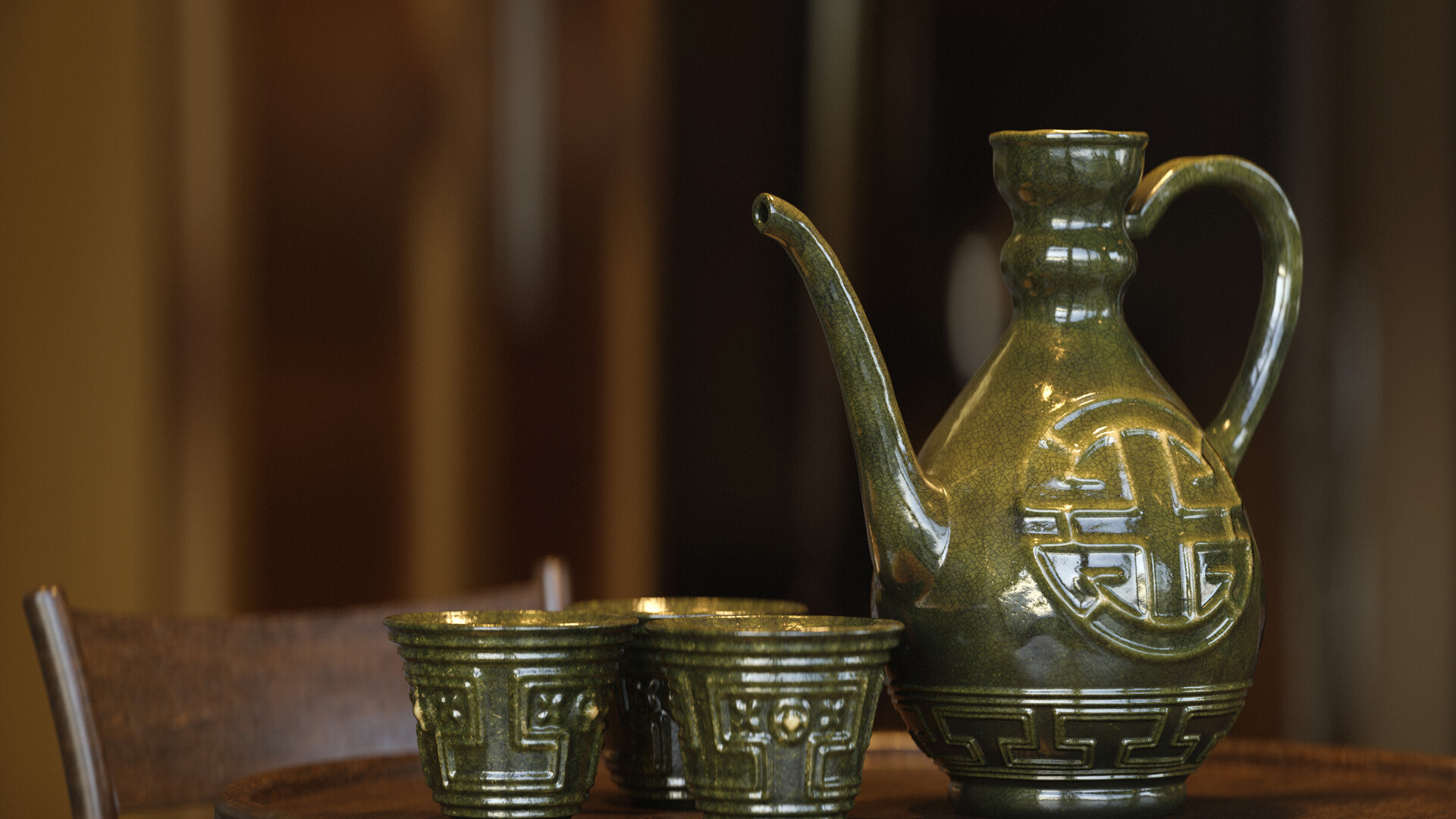 ArtStation - Chinese Tea Set