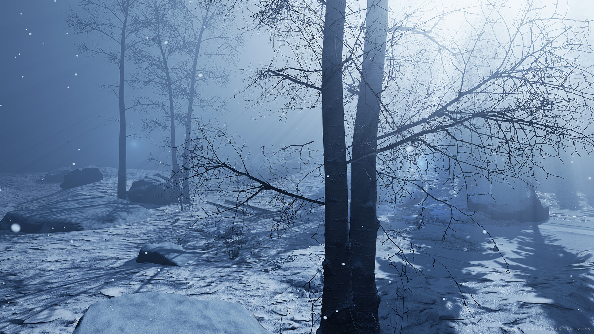 ArtStation - SNOW environment / Unreal Engine 4