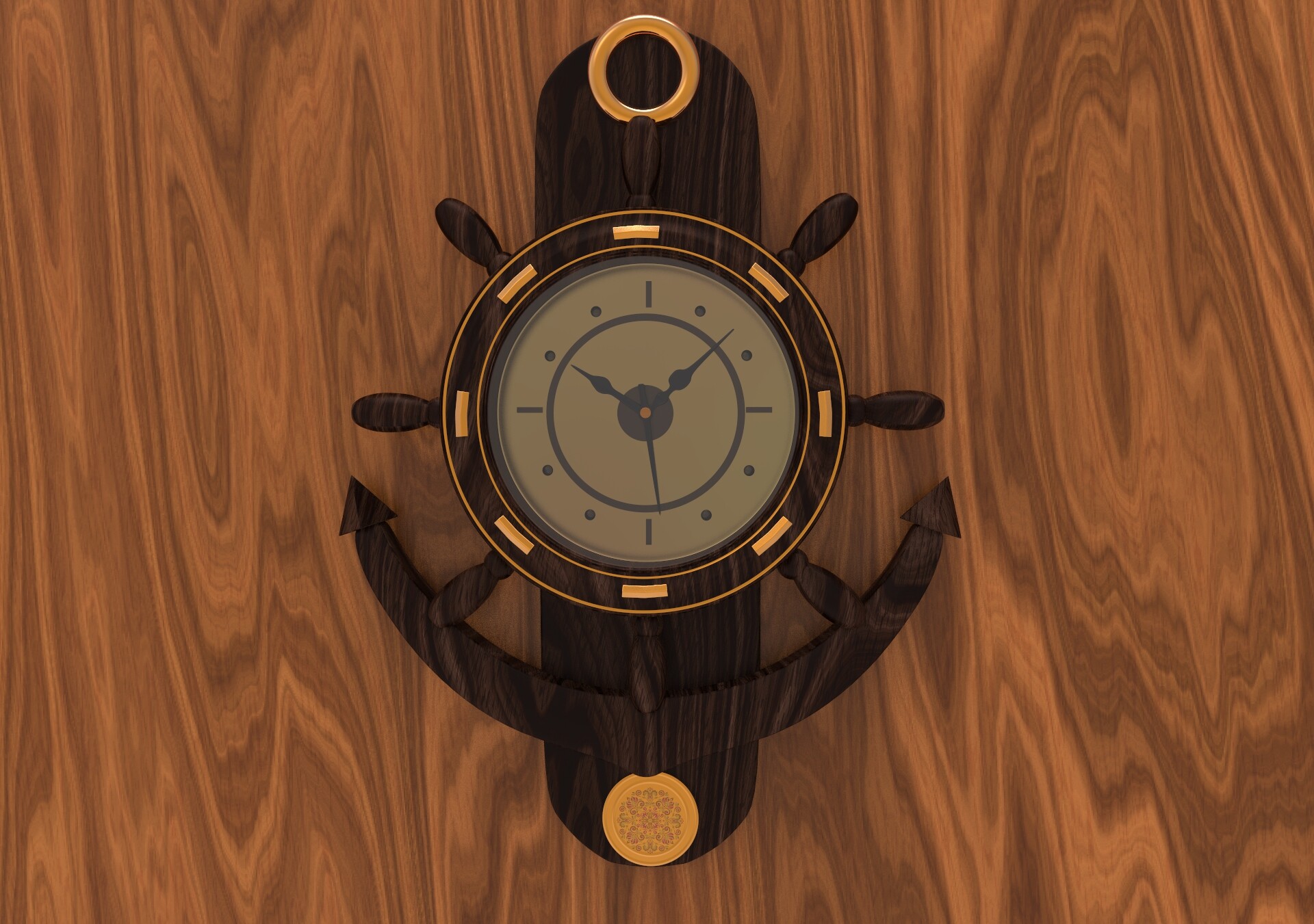 ArtStation - Clock 3d modeling and animation