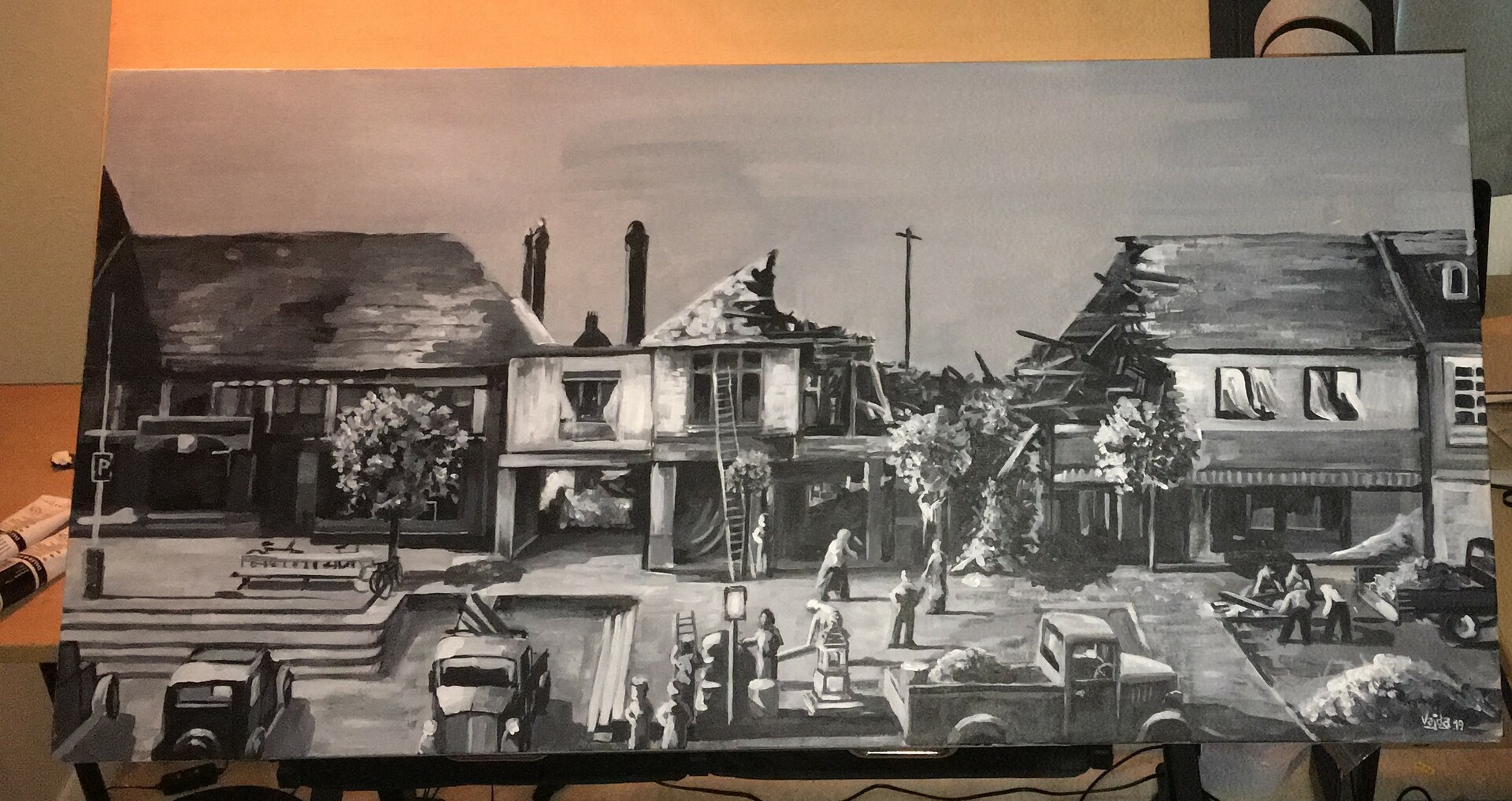 ArtStation - Historyc building Bomb Raid