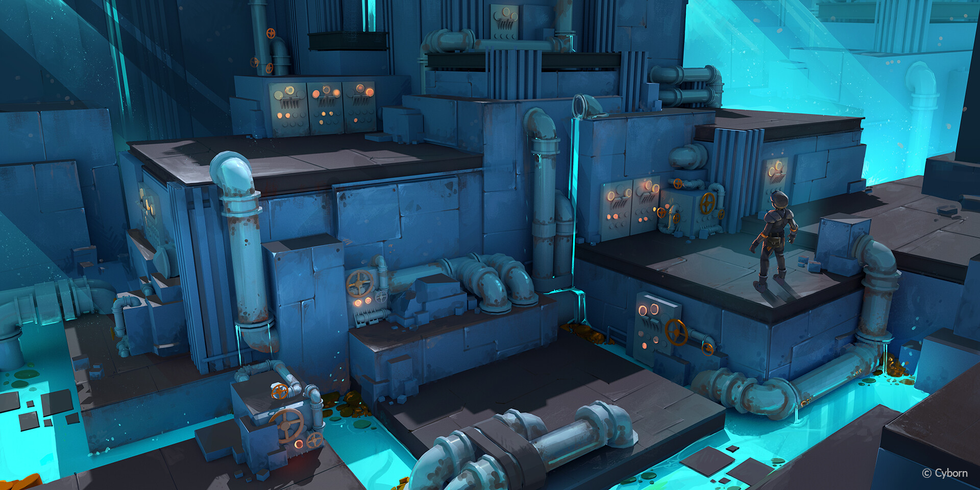 ArtStation - Industrial Stylised Level Design