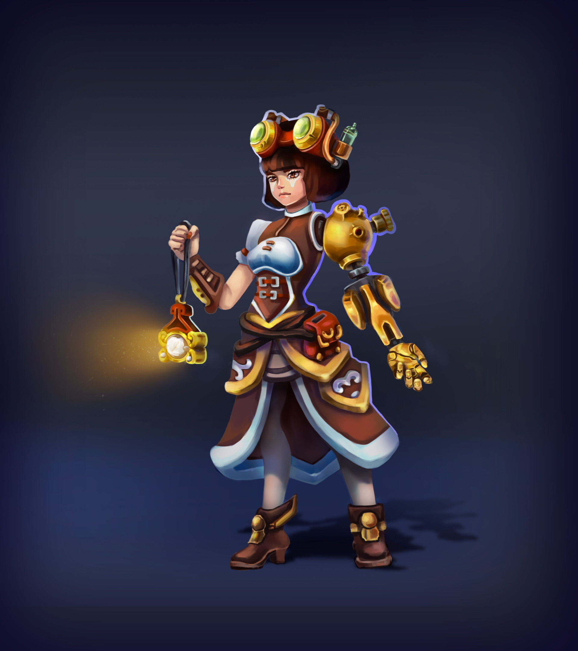 ArtStation - Steampunk girl