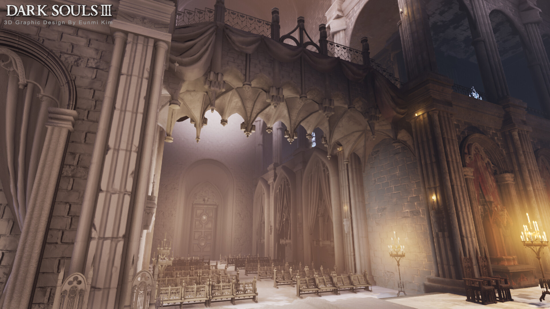 eunmi kim - Dark souls 3 Pontiff sulyvahn fanart