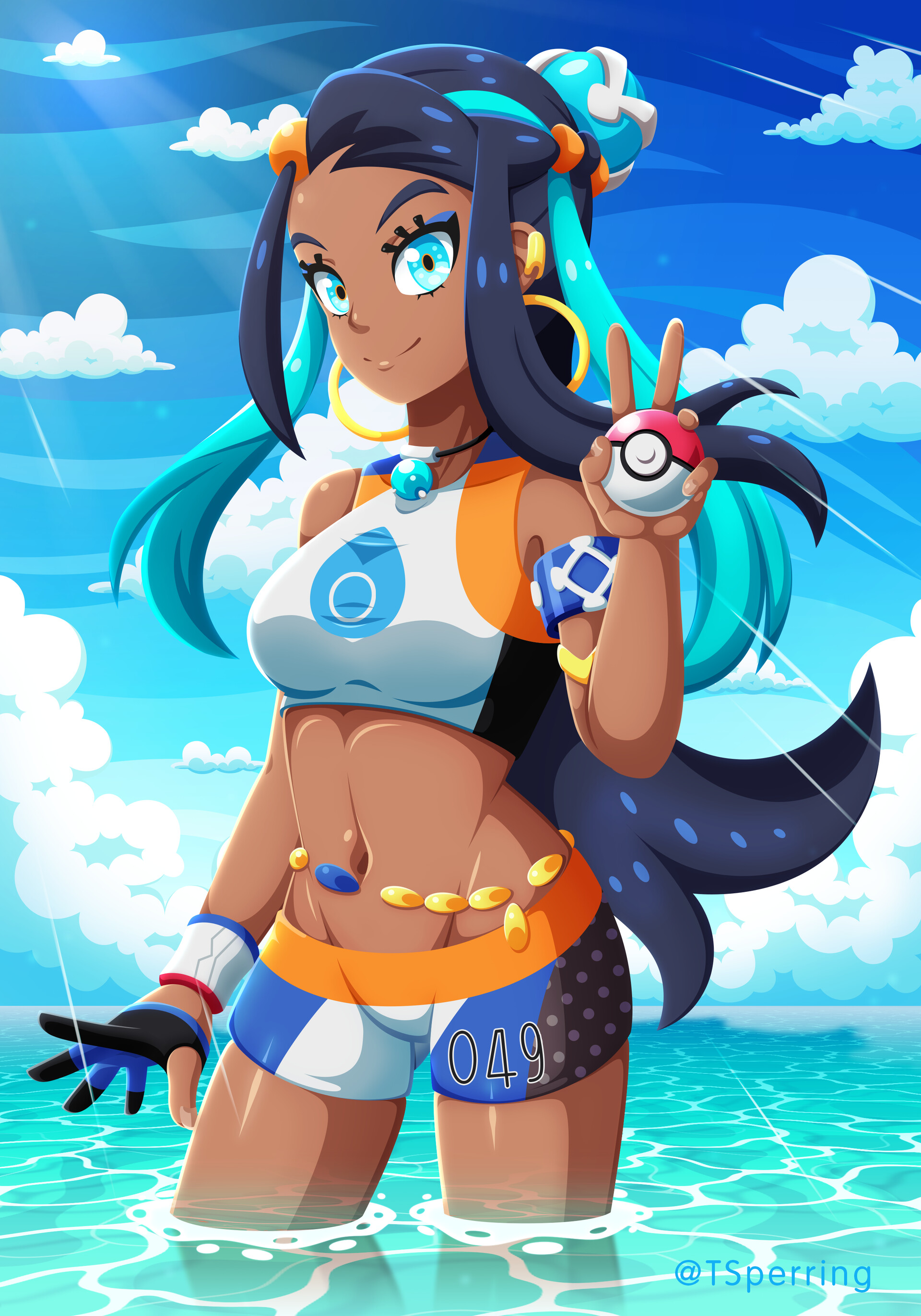 ArtStation - Pokemon: Nessa