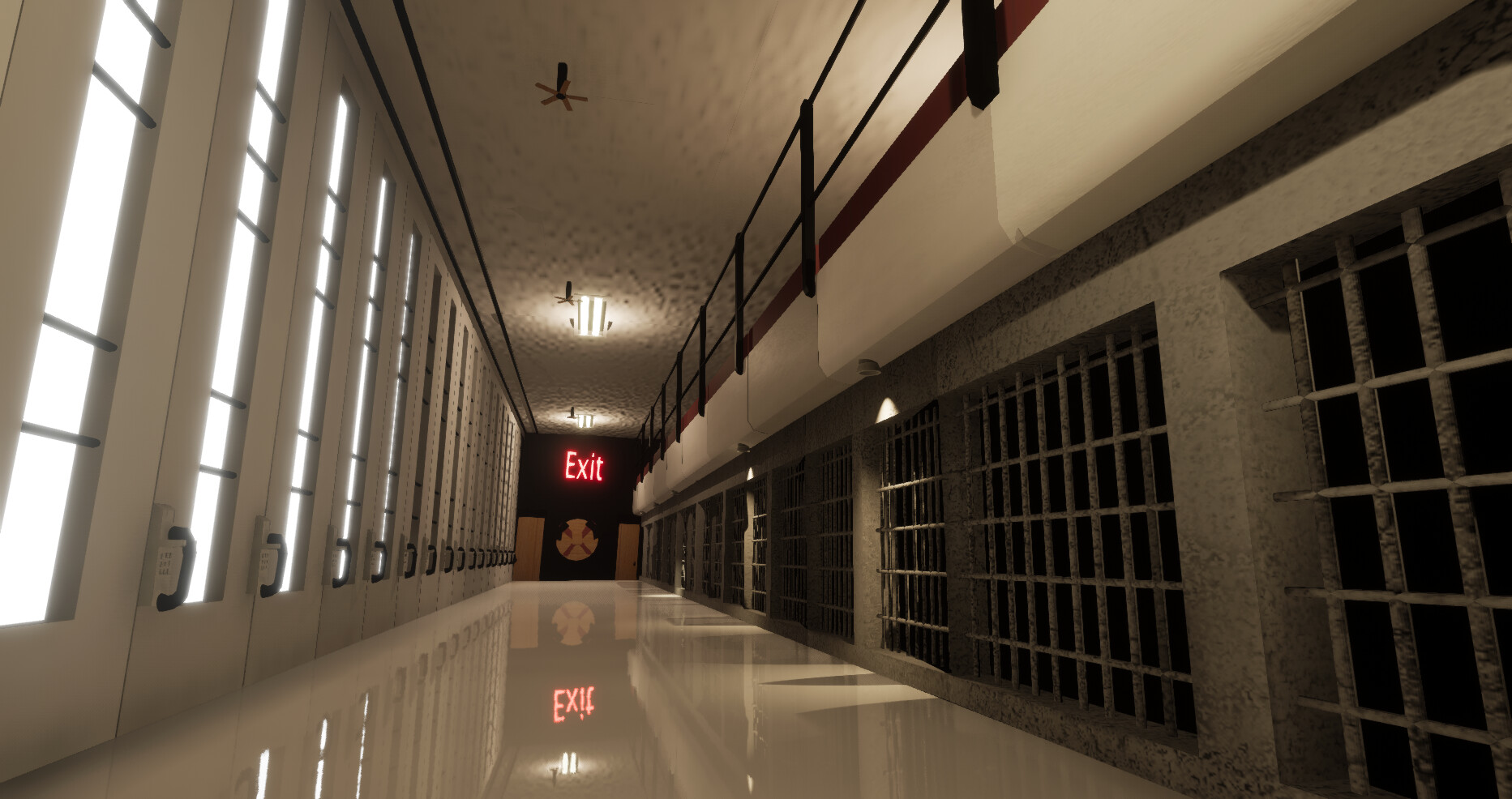 ArtStation - Jail hallway
