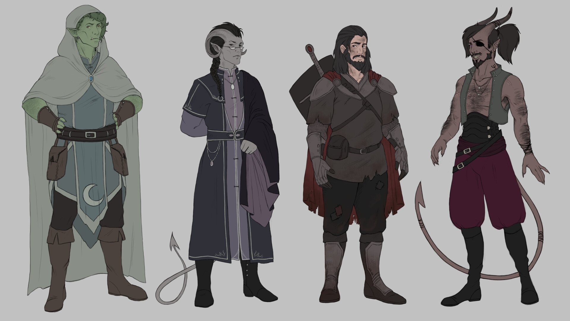 ArtStation - DnD character designs