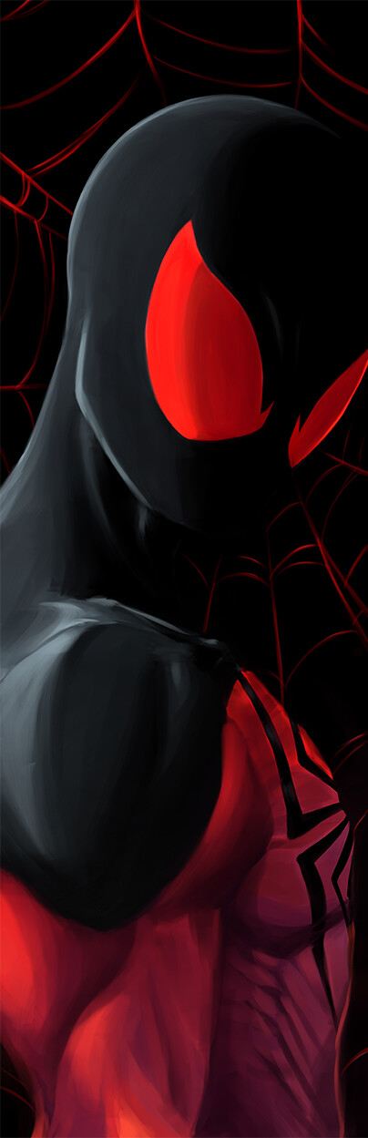 scarlet spider background