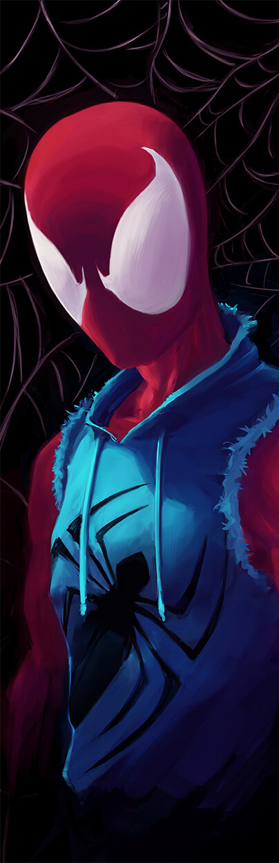 scarlet spider background