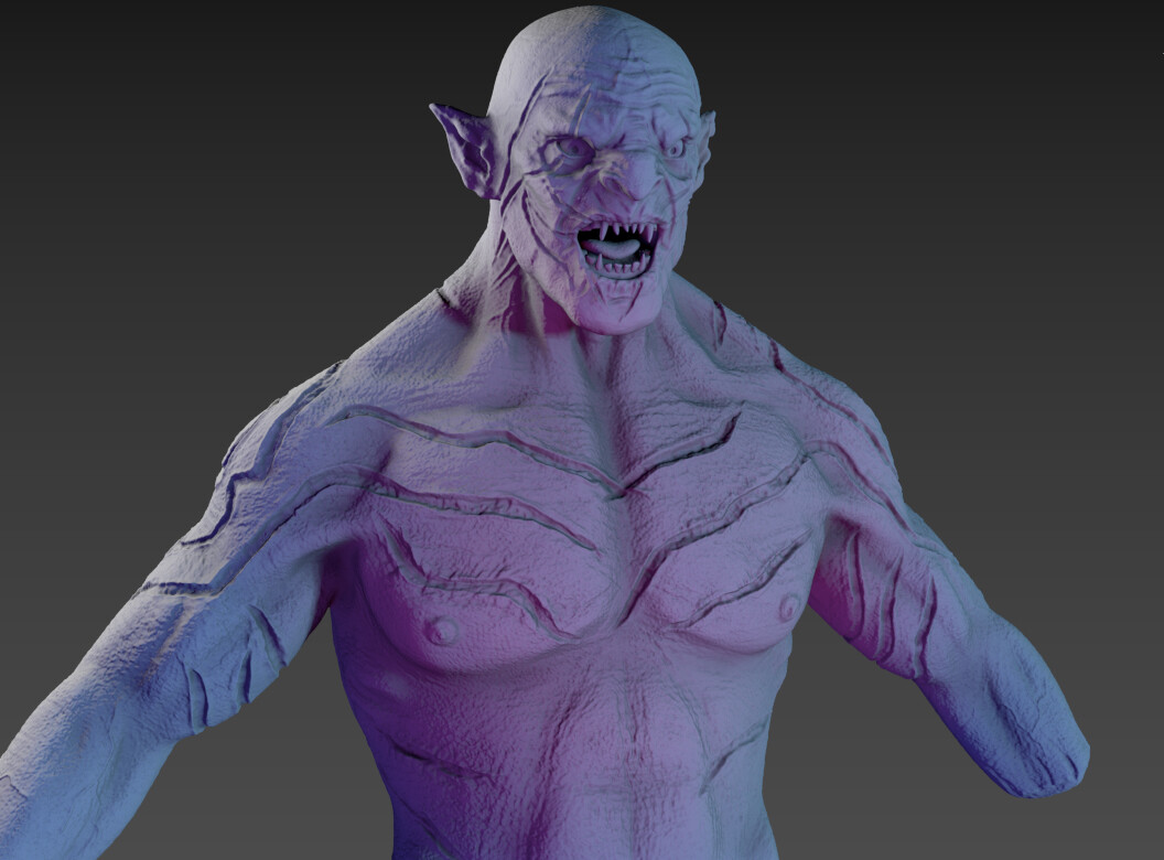 ArtStation - Azog - Work in progress