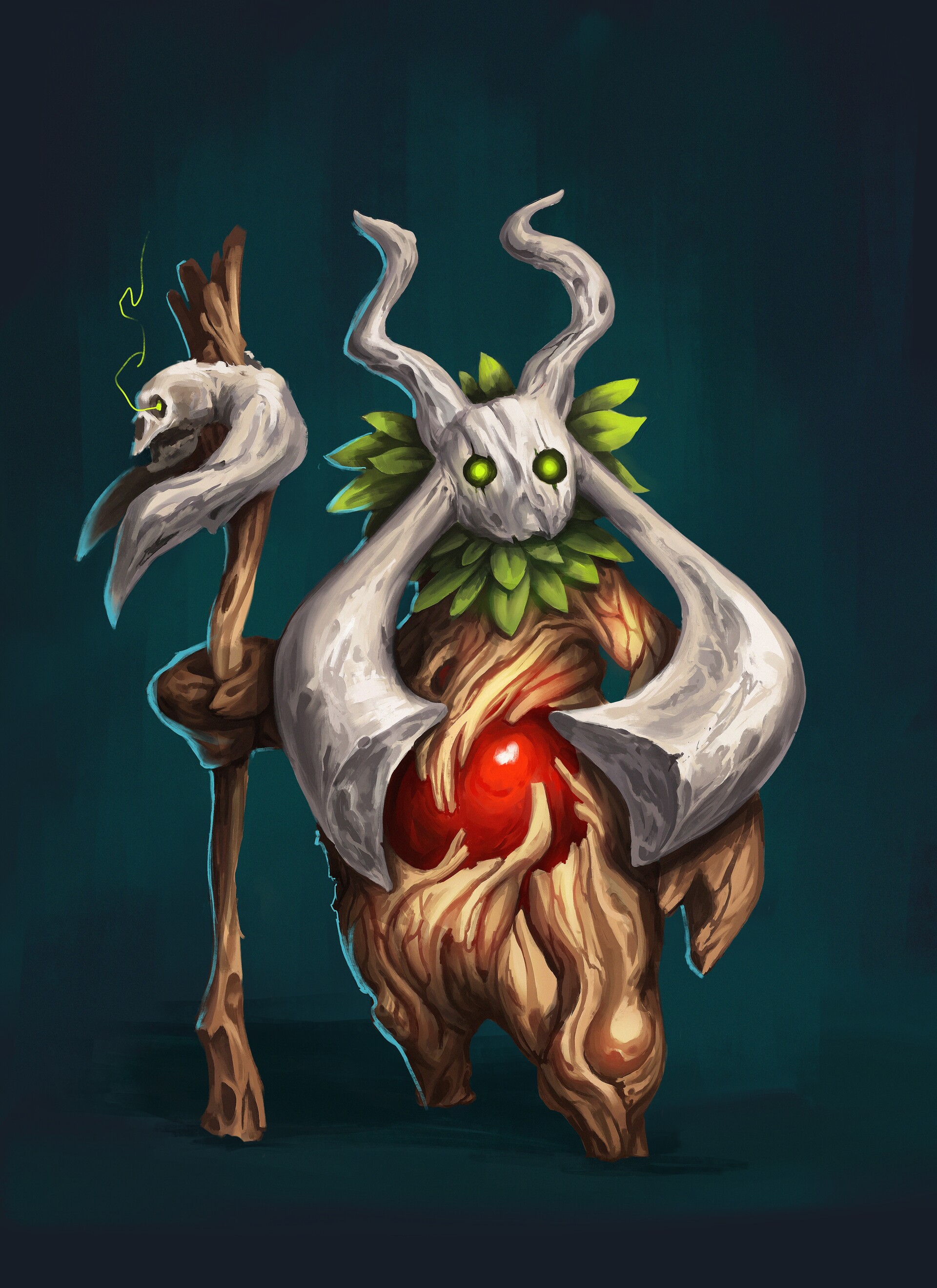 ArtStation - forest spirit/druid