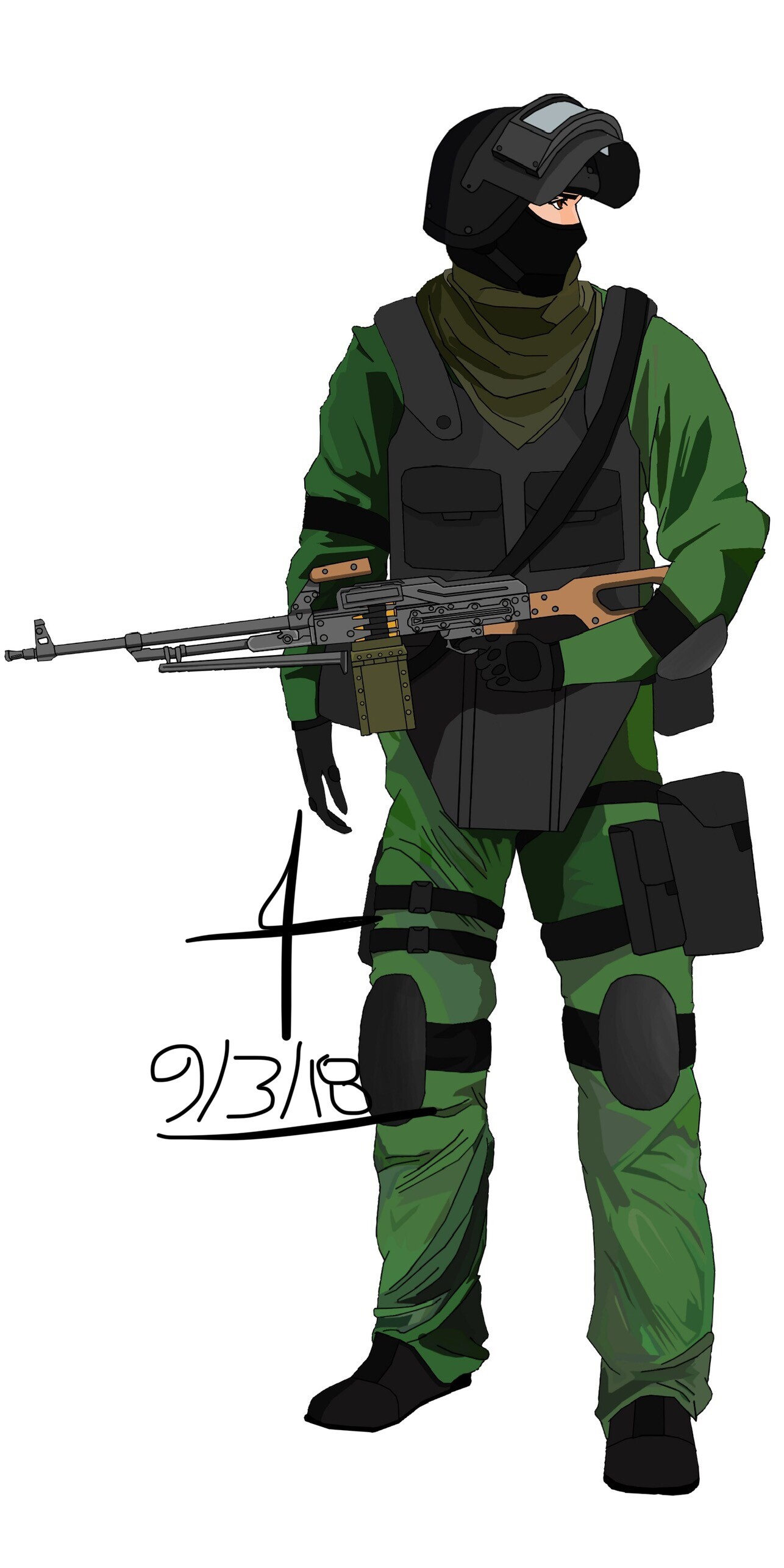 ArtStation - Heavy class soldier