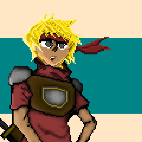 ArtStation - Original Pixelated Character by Me