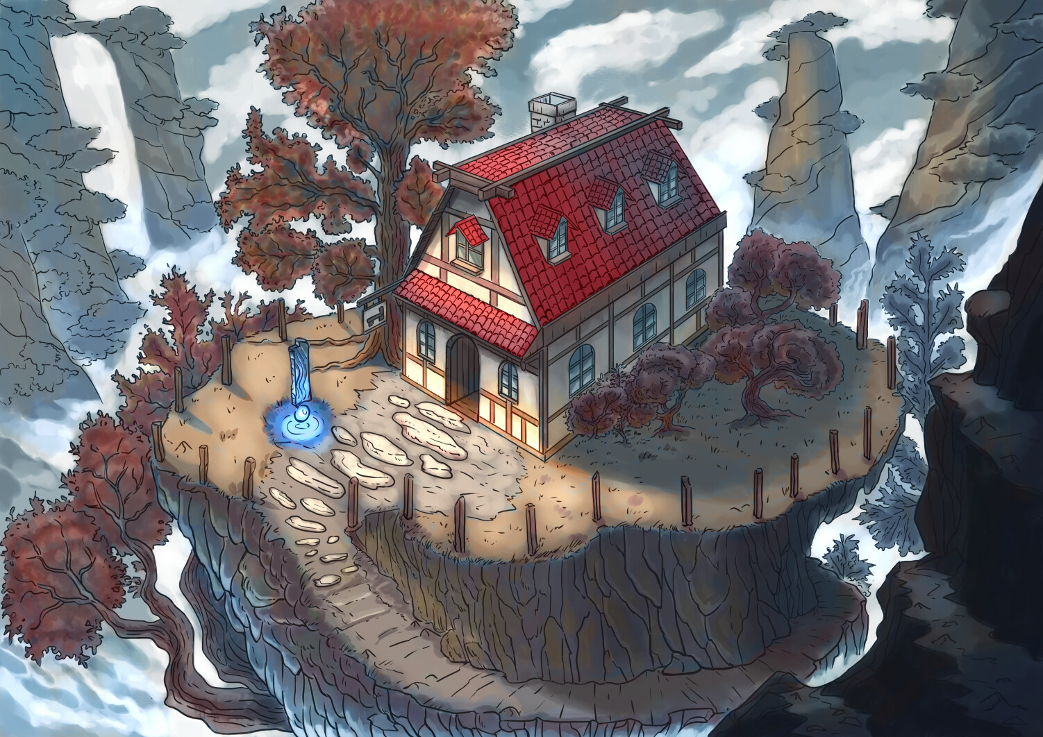 ArtStation - Mountain Inn