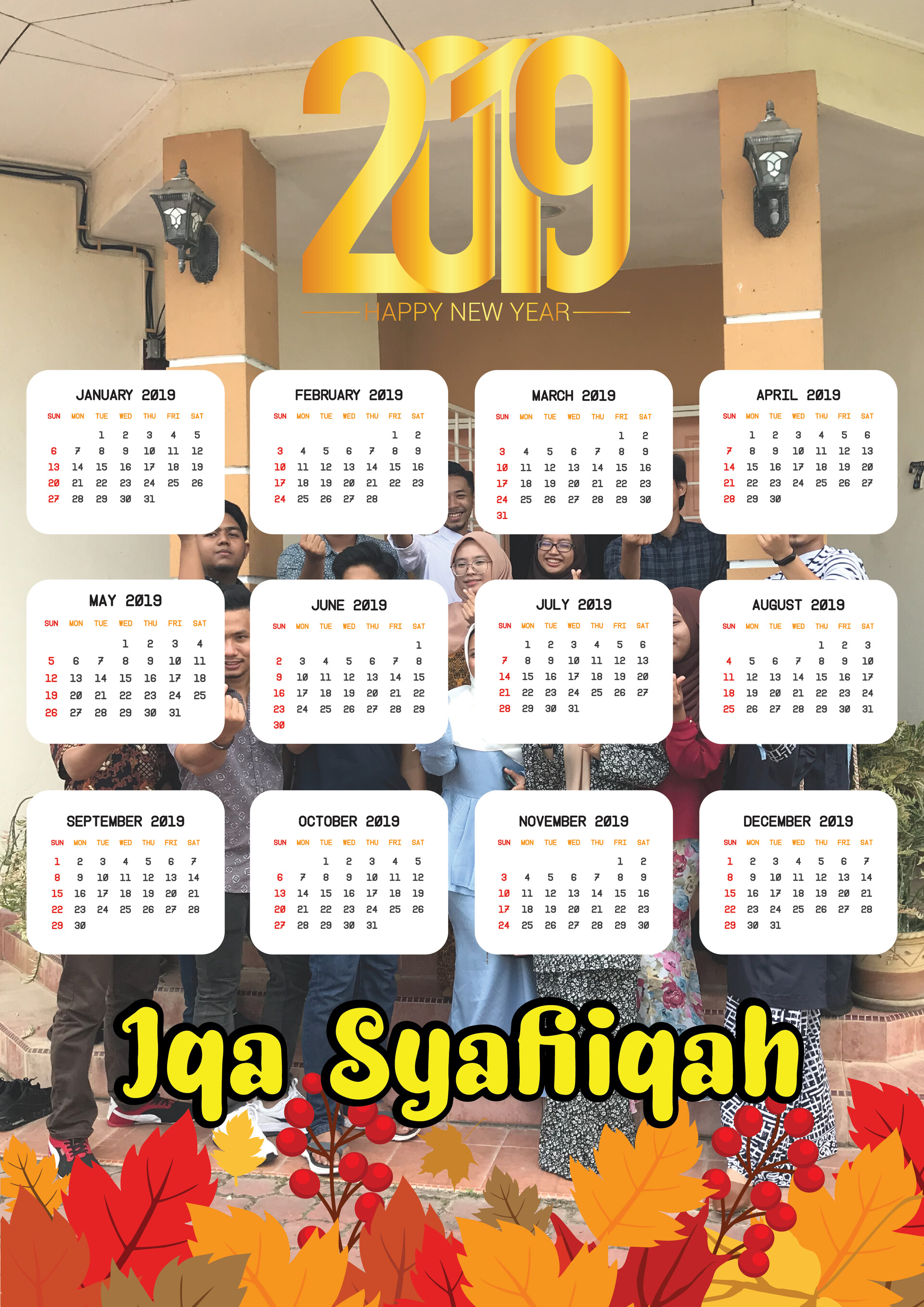 ArtStation - Poster Graphic Calendar