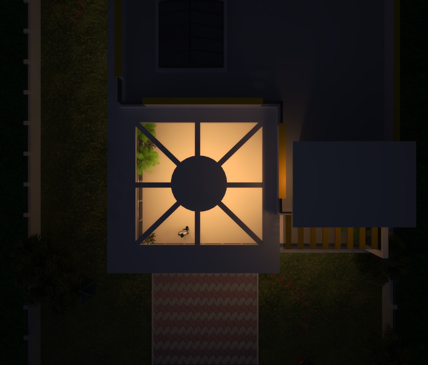 Ramalingam R - Residential Building - Elevation night view