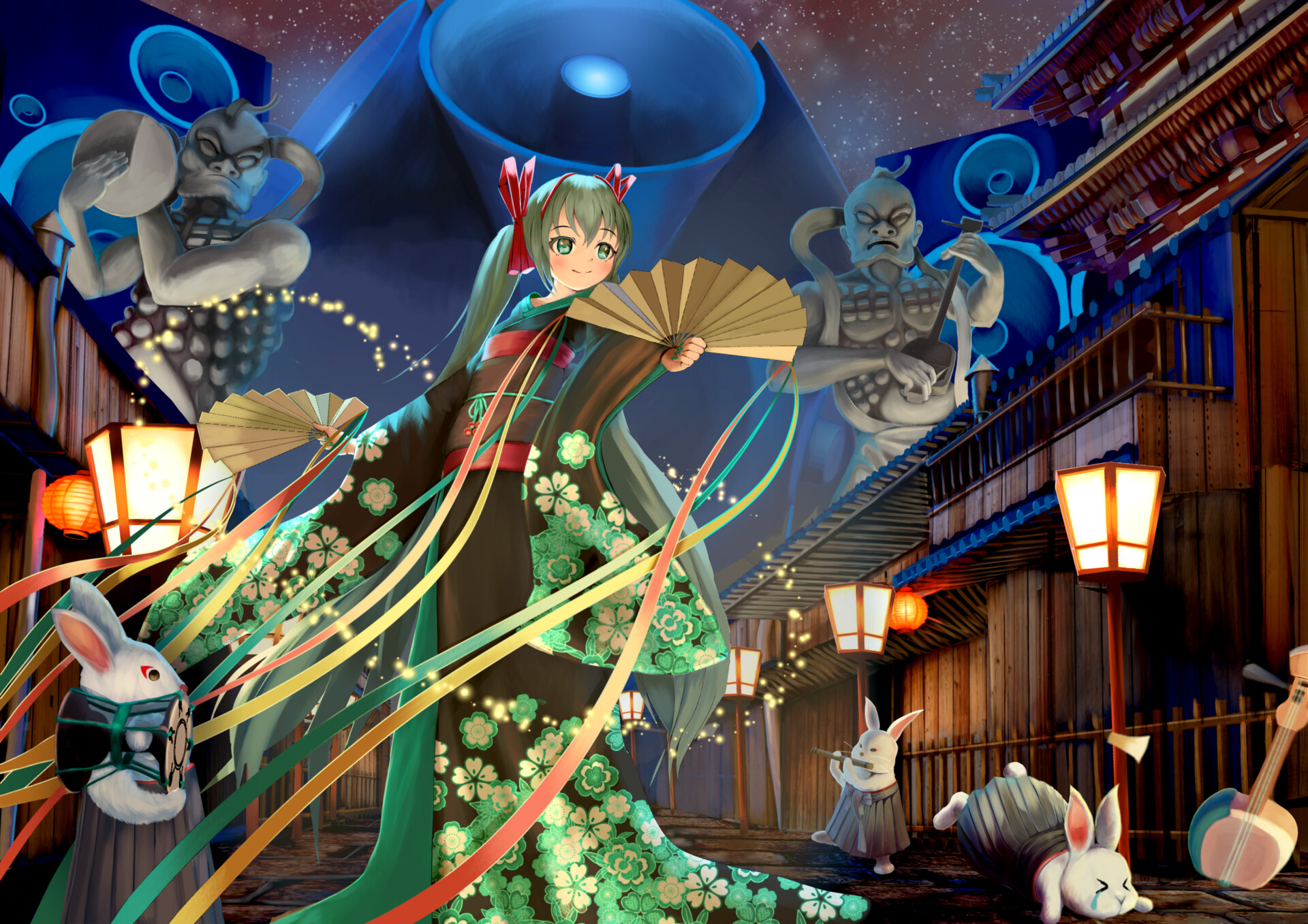 ArtStation - HATSUNE MIKU IN KYOTO