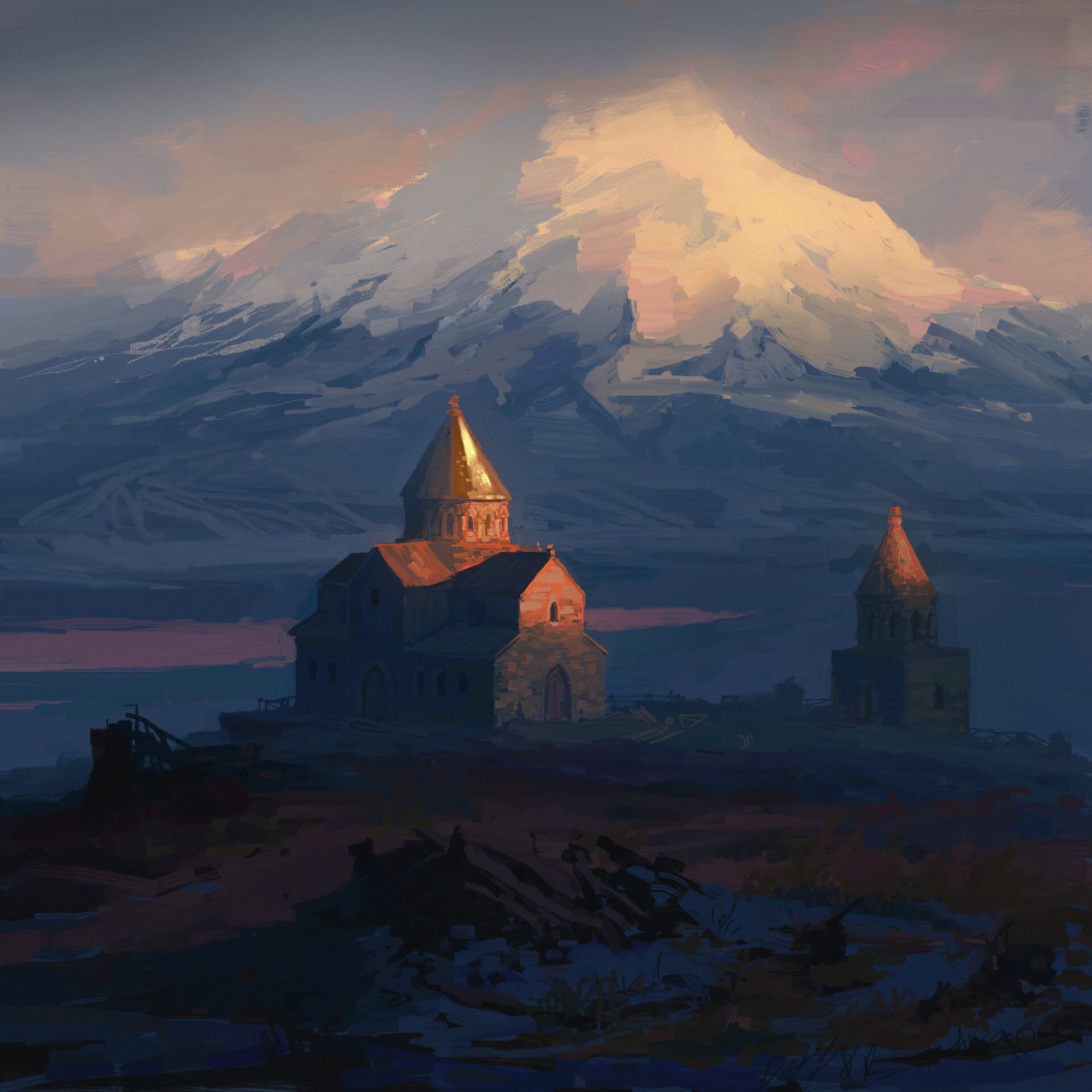 ArtStation - Caucasus Landscape