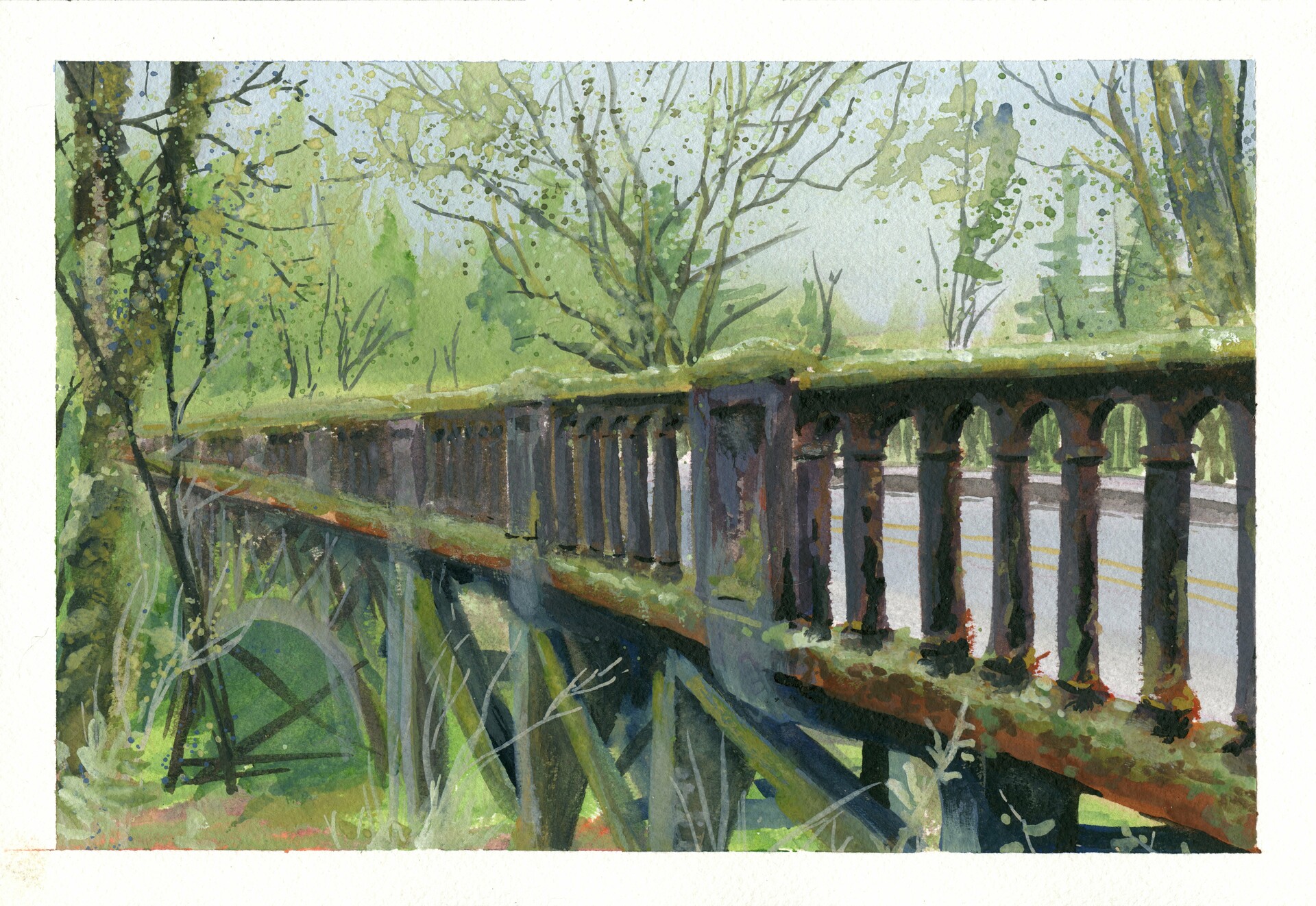 ArtStation - Moss Bridge