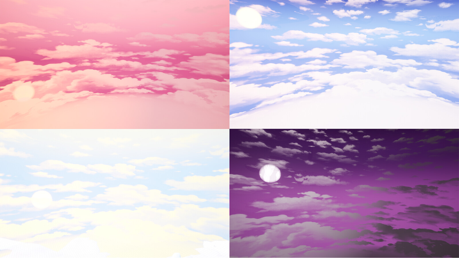 anime cloud skybox
