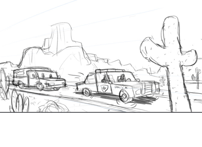 ArtStation - Traffic (Storyboards from Movie Script)