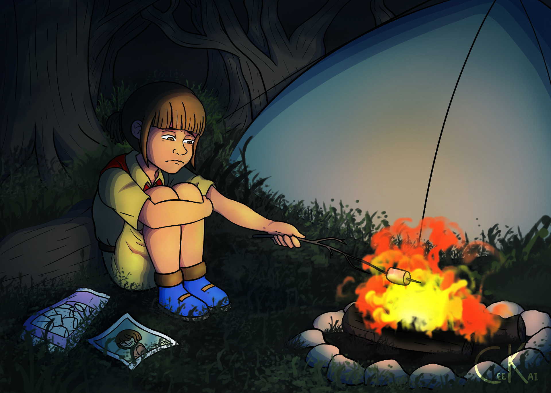 ArtStation - Narrative Illustration - Alone